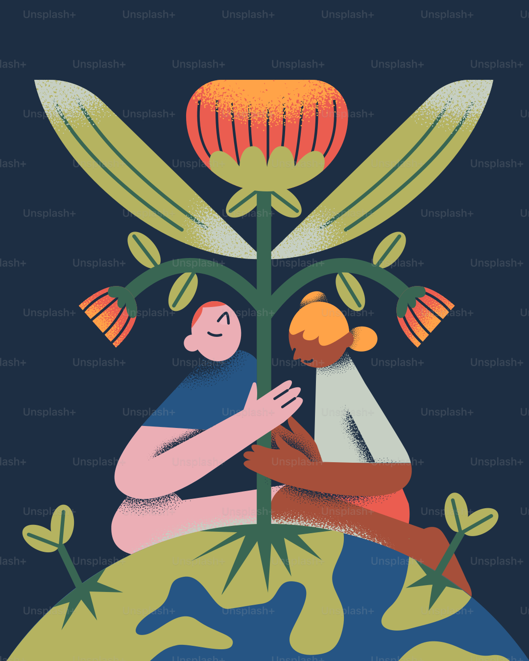 People embrace nature and the earth. vector – Plant Image on Unsplash