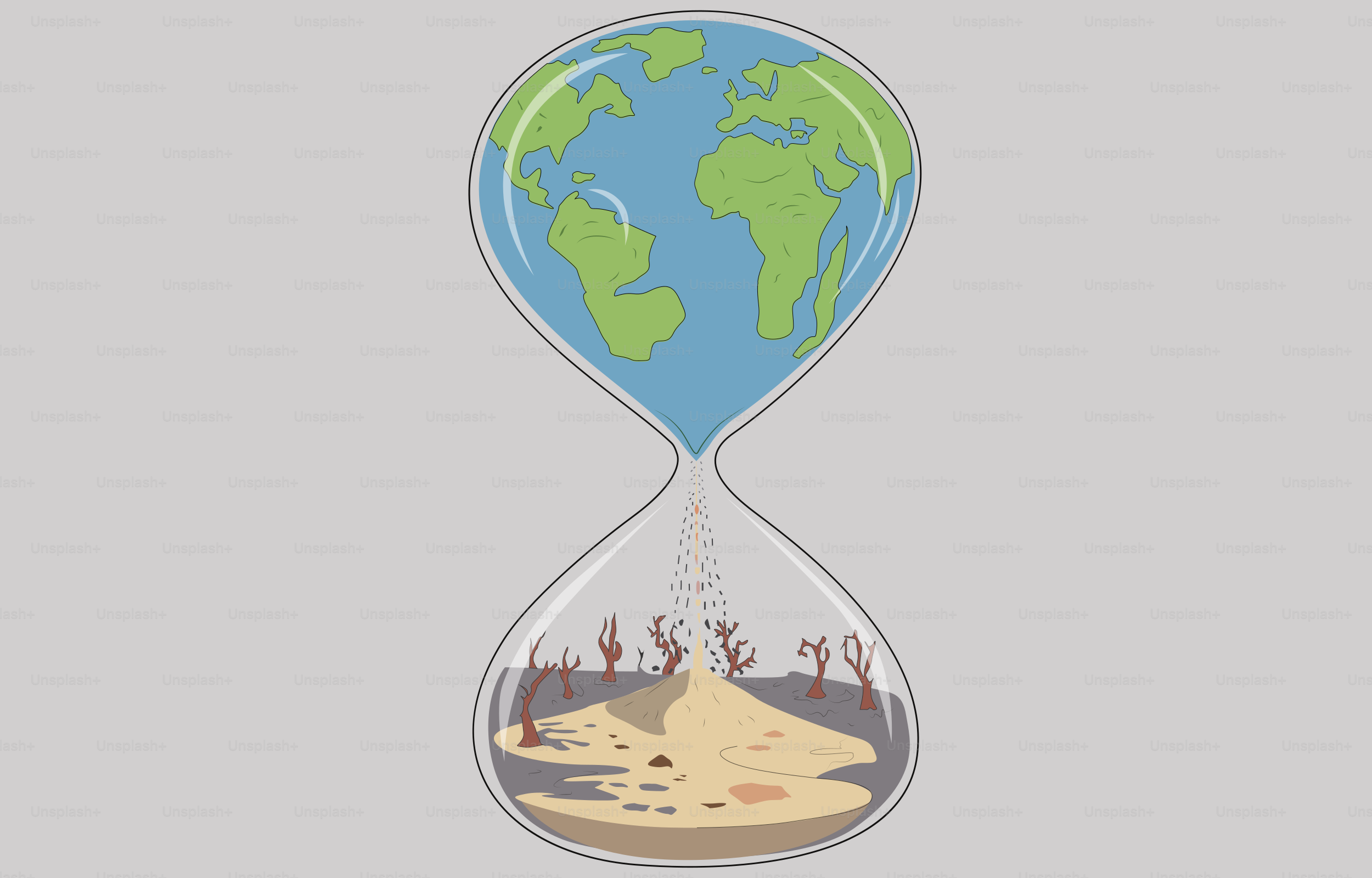 The earth is running out of time. vector – Earth Image on Unsplash