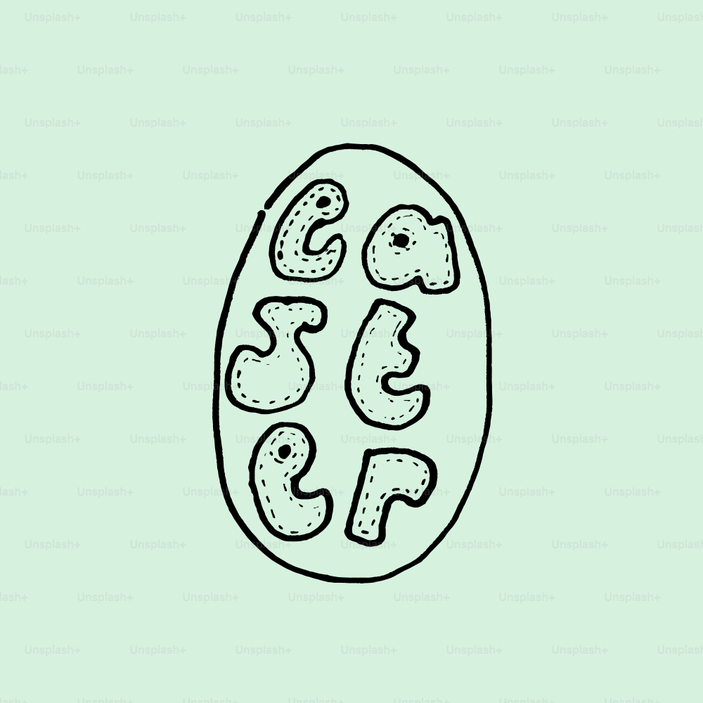 L’image montre le mot « cancer » à l’intérieur d’un ovule. vectoriel ...