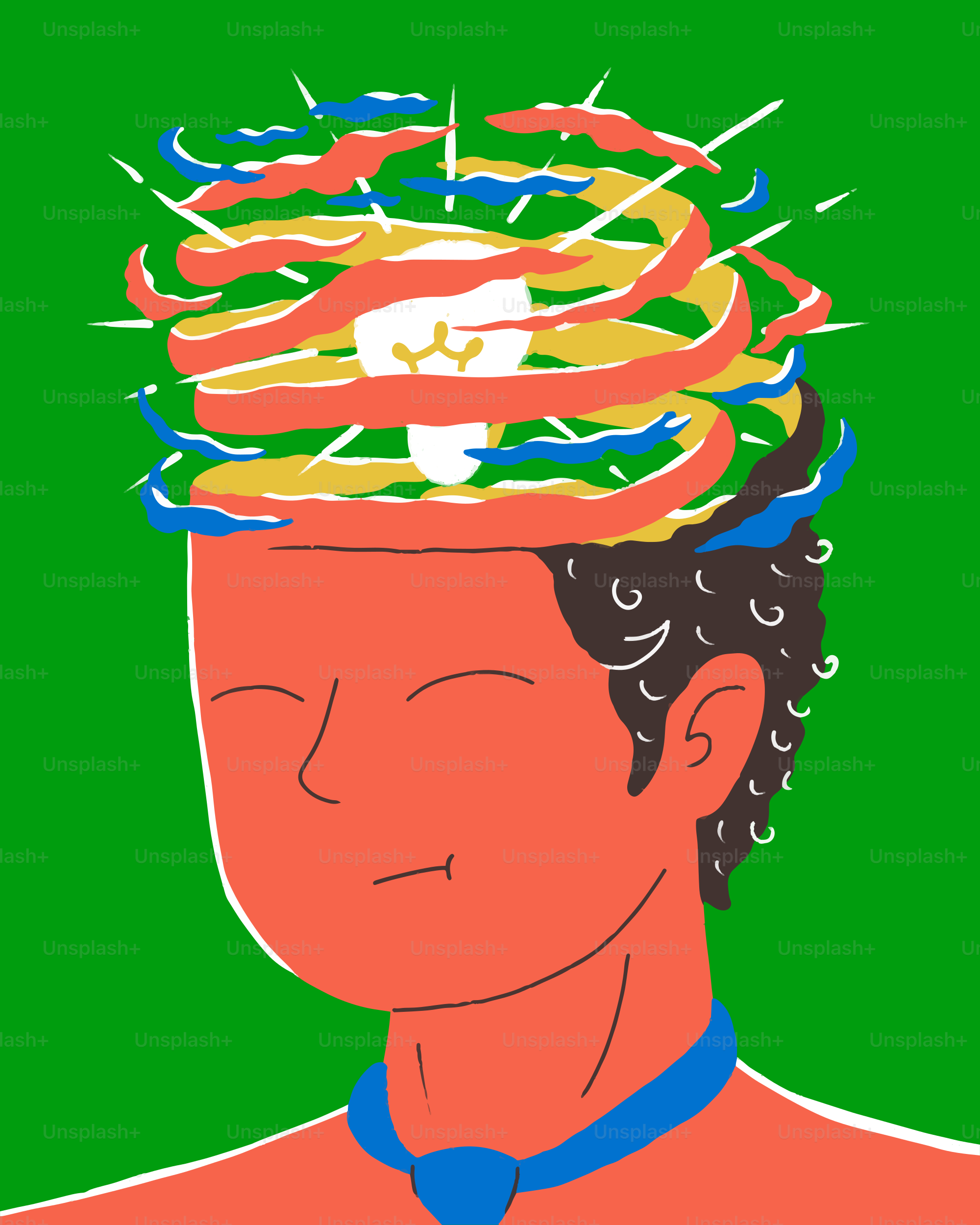 Idea blooms in the mind. vector – Art Image on Unsplash