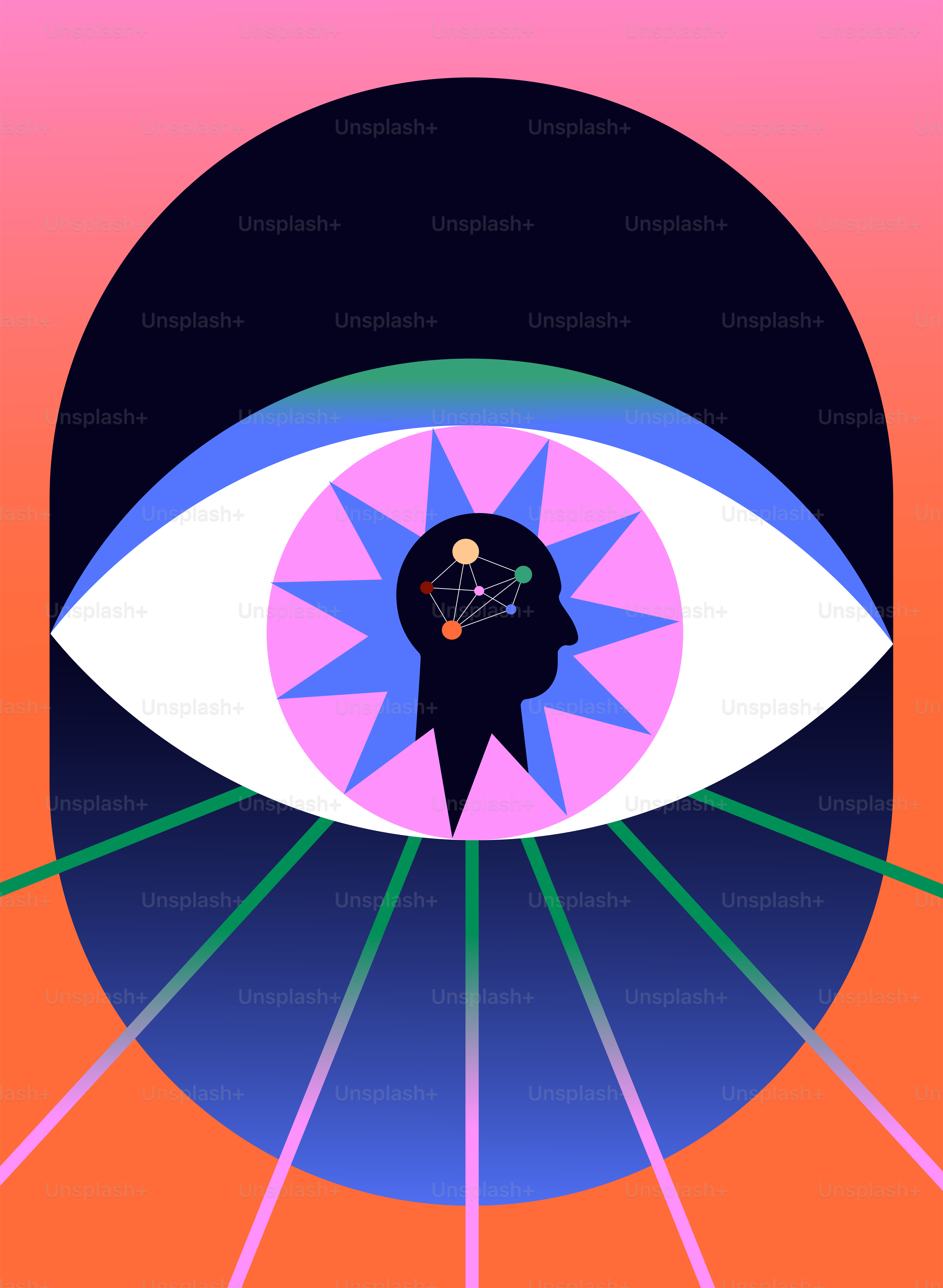 A mind's eye observes thought. vector – Abstract Image on Unsplash