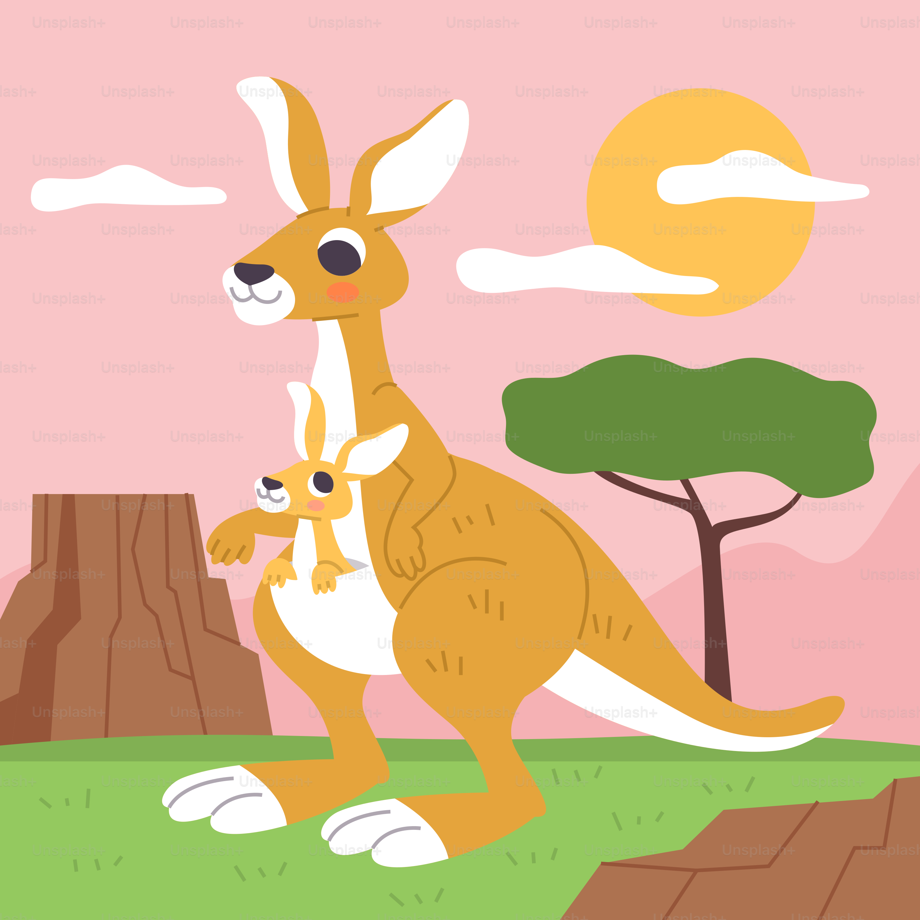 A cheerful cartoon shark swims in the ocean. vector – Animal Image on ...