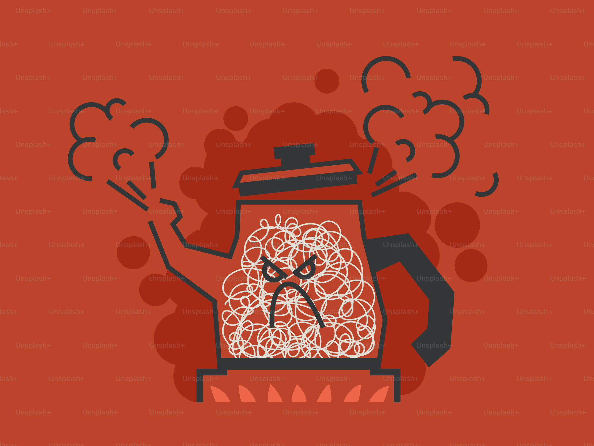 An angry teapot ready to boil over. vector – Art Image on Unsplash