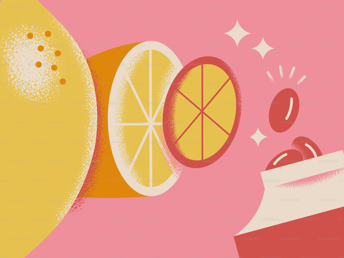 Les tranches de citron sont transformées en vitamines. vectoriel ...