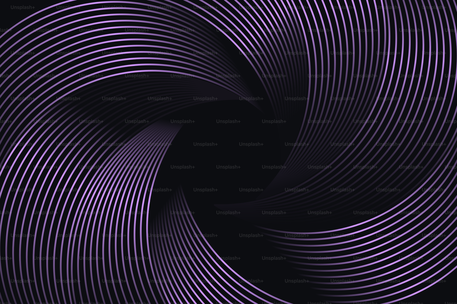 Vektor Garis-garis lavender yang berputar-putar merangkul pusat yang ...