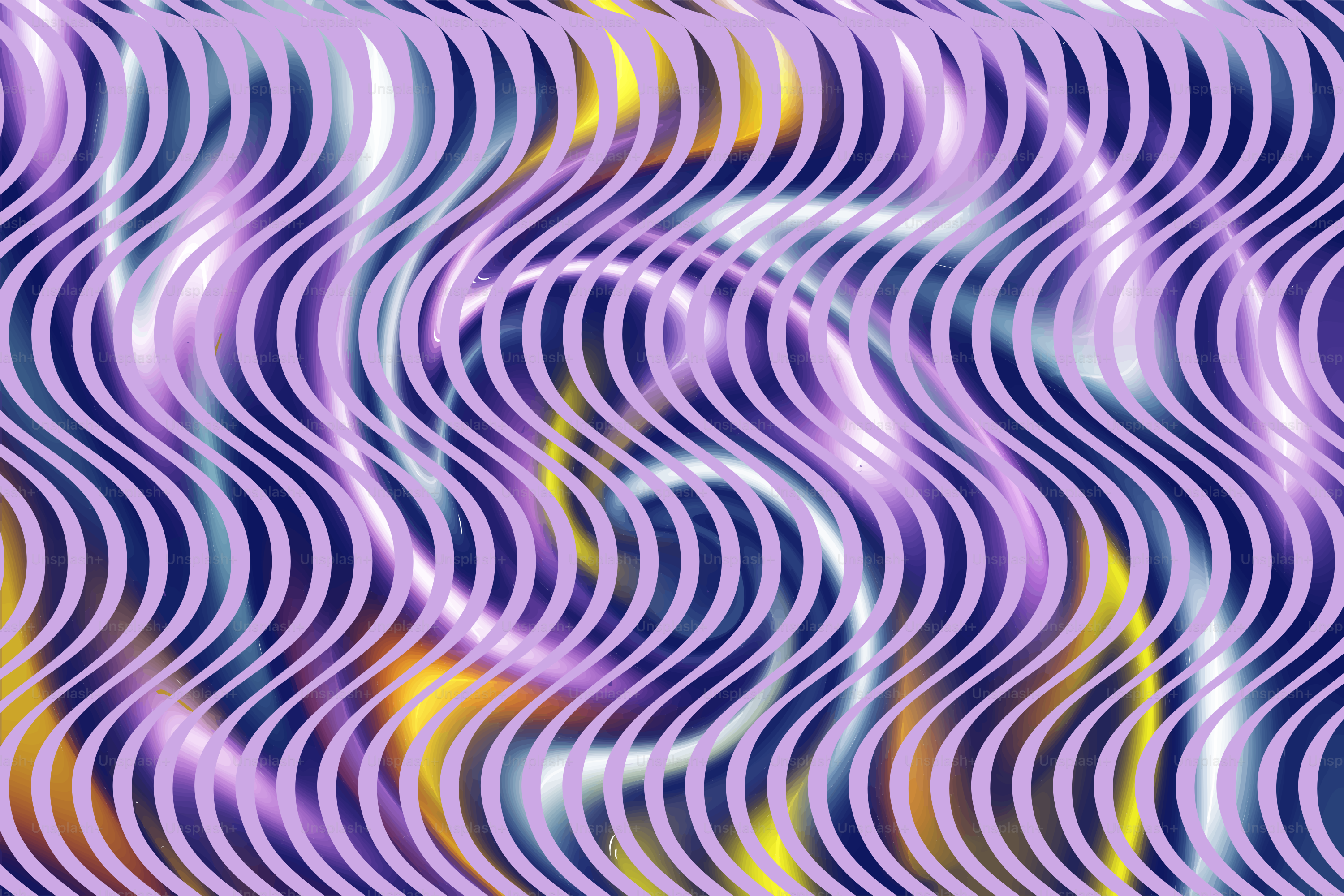 Abstract, wavy lines with a vibrant color palette. vector – Wallpaper ...
