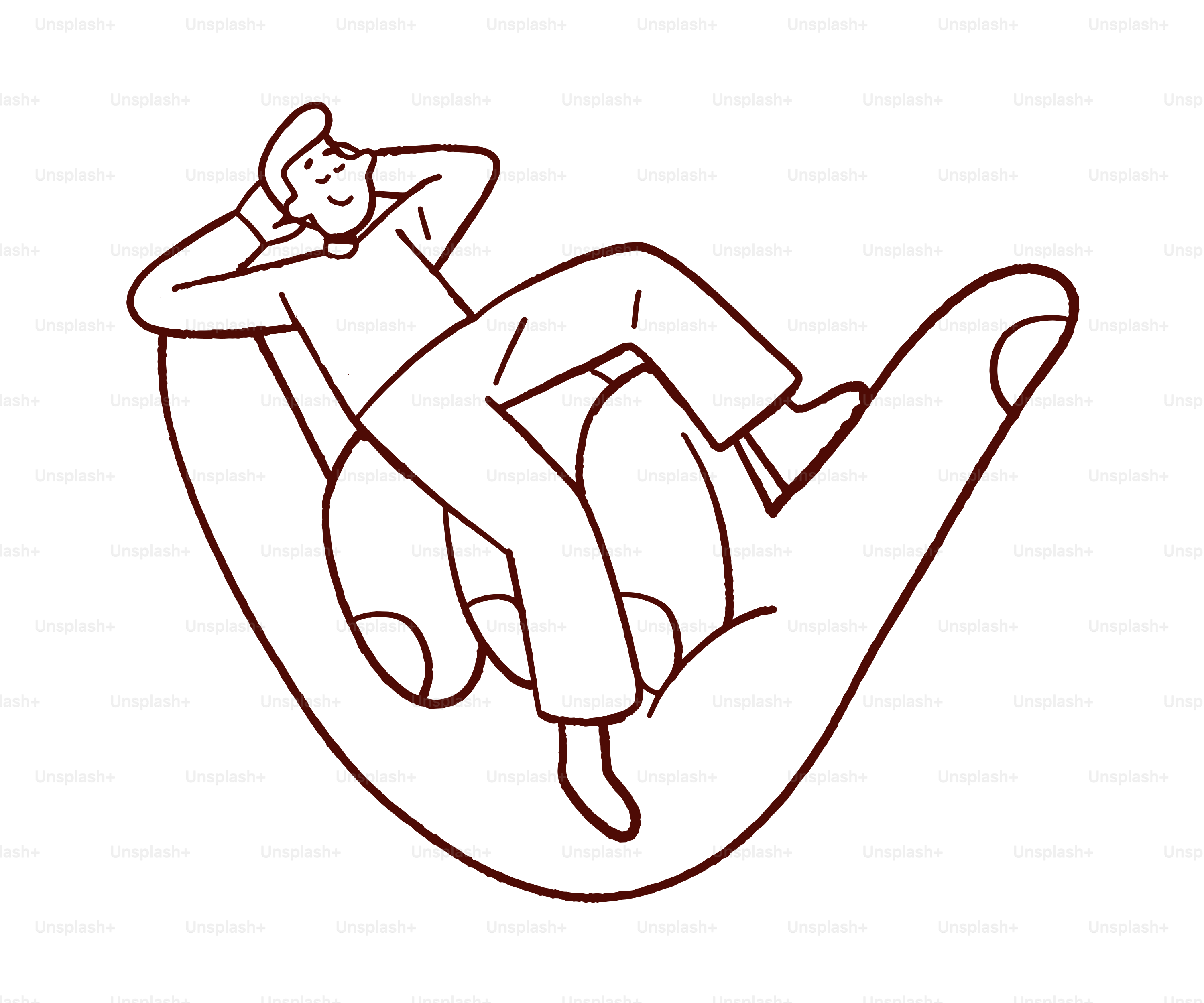 A relaxed person is resting on a hand. vector – Man Image on Unsplash