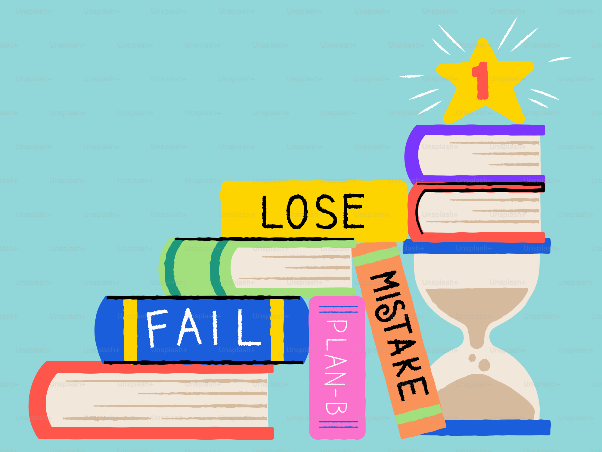 Learning from mistakes leads to success. vector – Motivational Image on ...