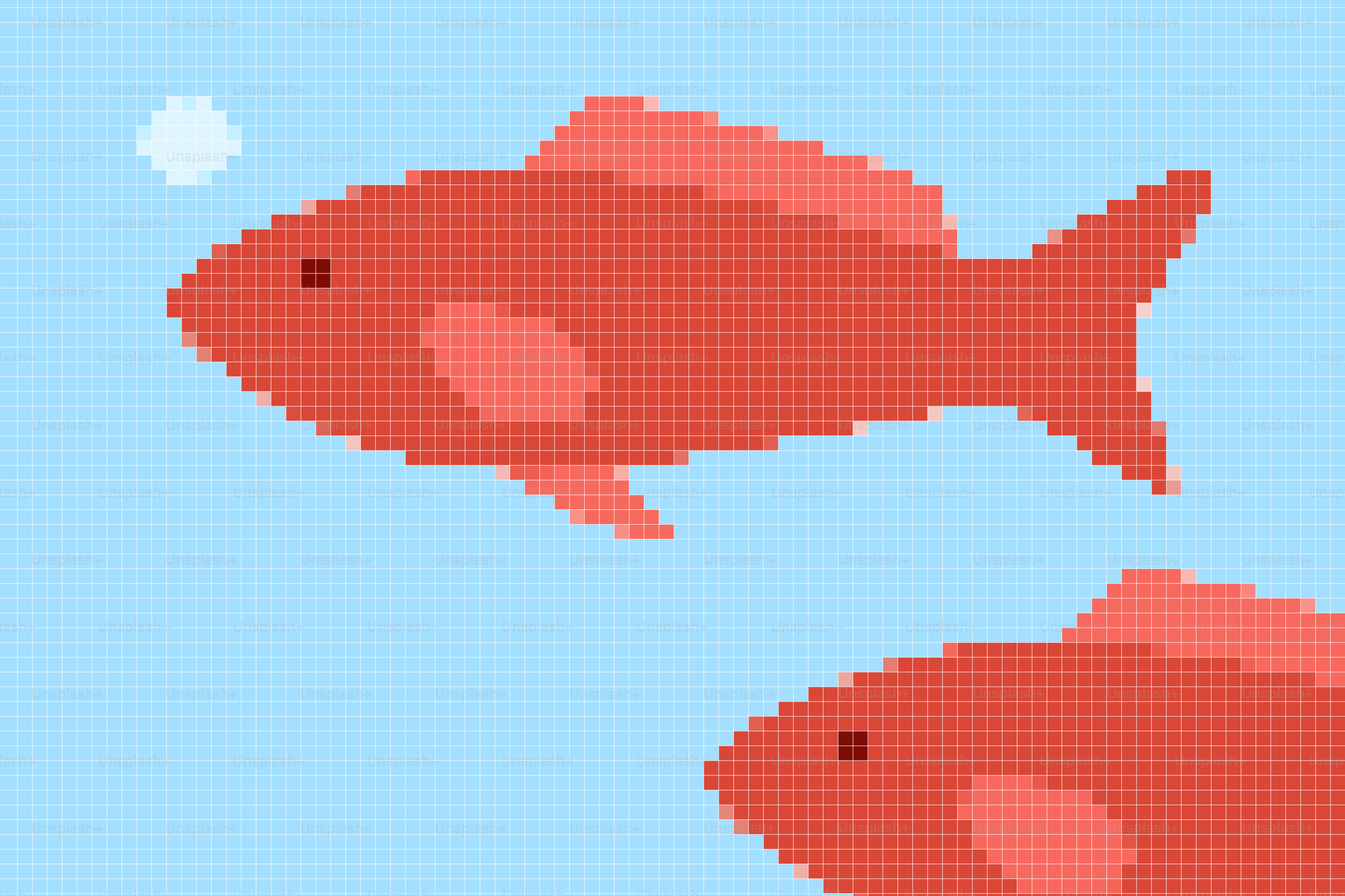 Pixelated house with a circular window on grid vector – Art Image on ...