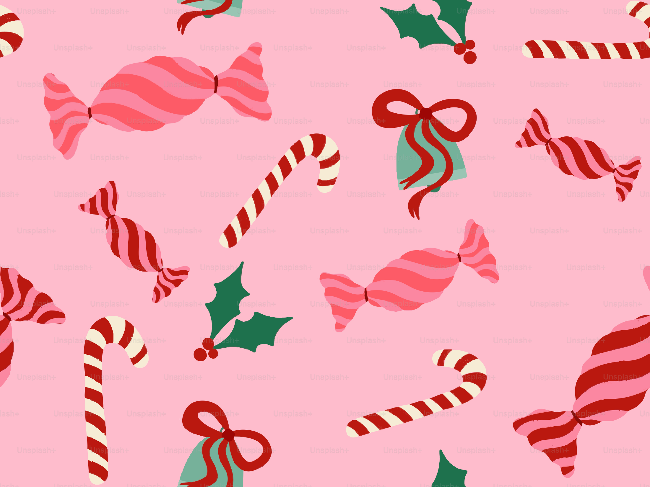 Retro christmas ornaments on a cream background vector – Wallpaper ...