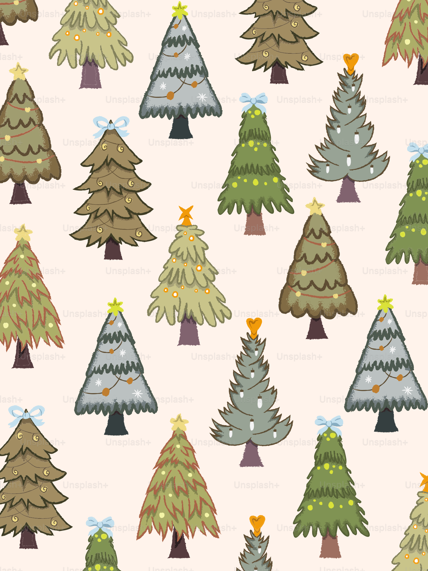 Vintage christmas ornaments on a teal background vector – Wallpaper ...