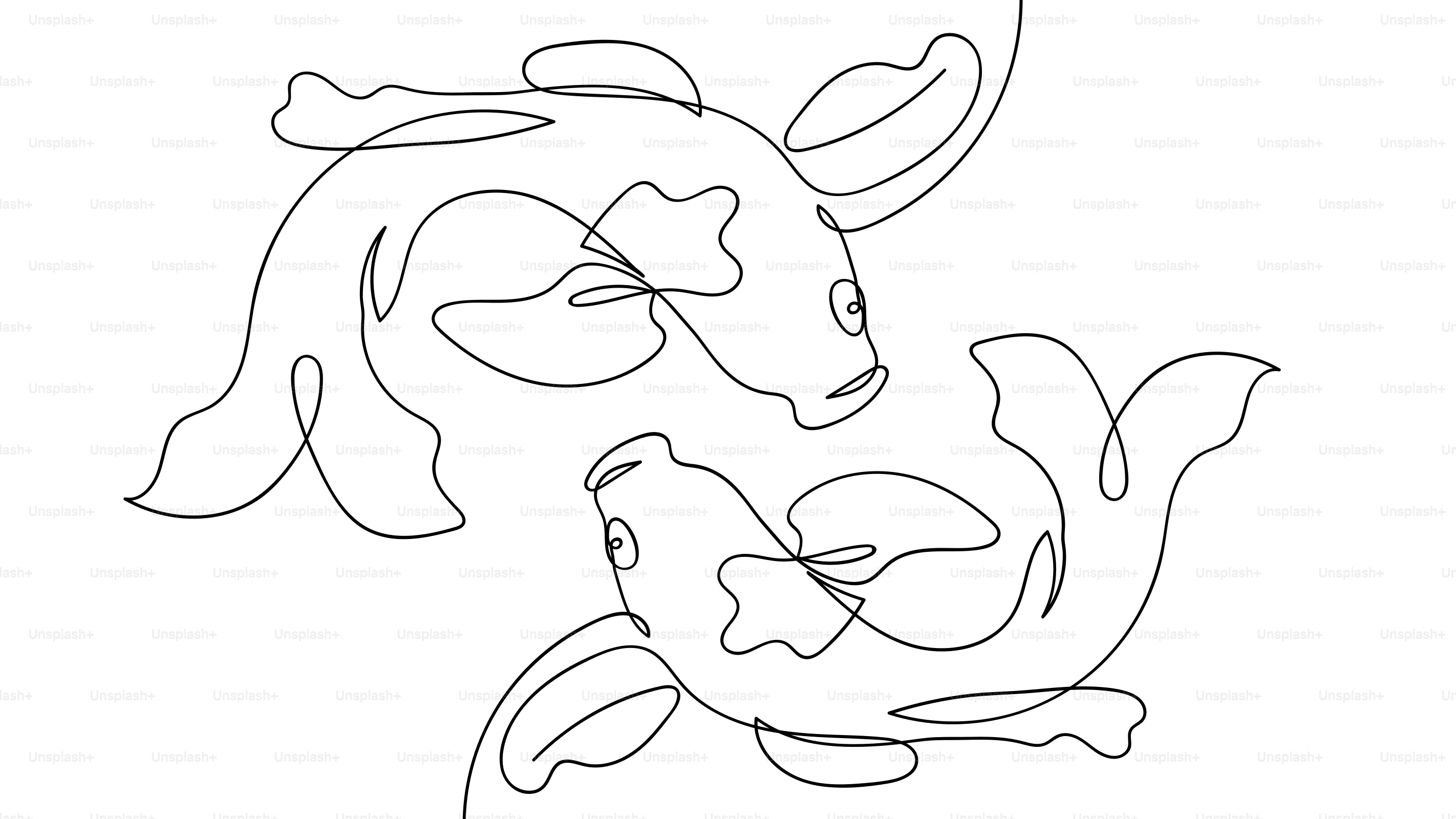 A single line drawing of a jumping dolphin vector – Illustration Image ...