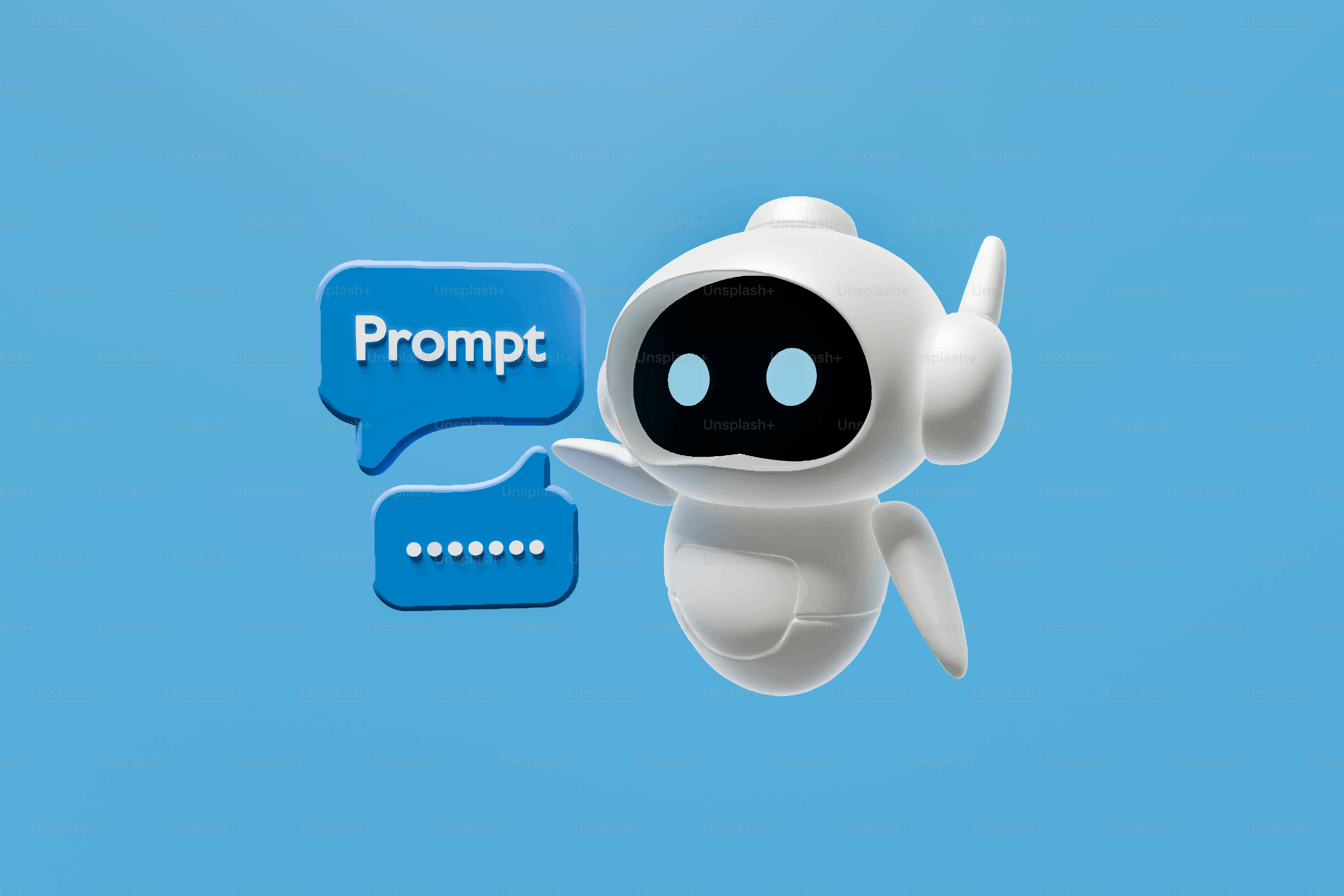 Cute robot with prompt and password icons vector – Technology Image on ...