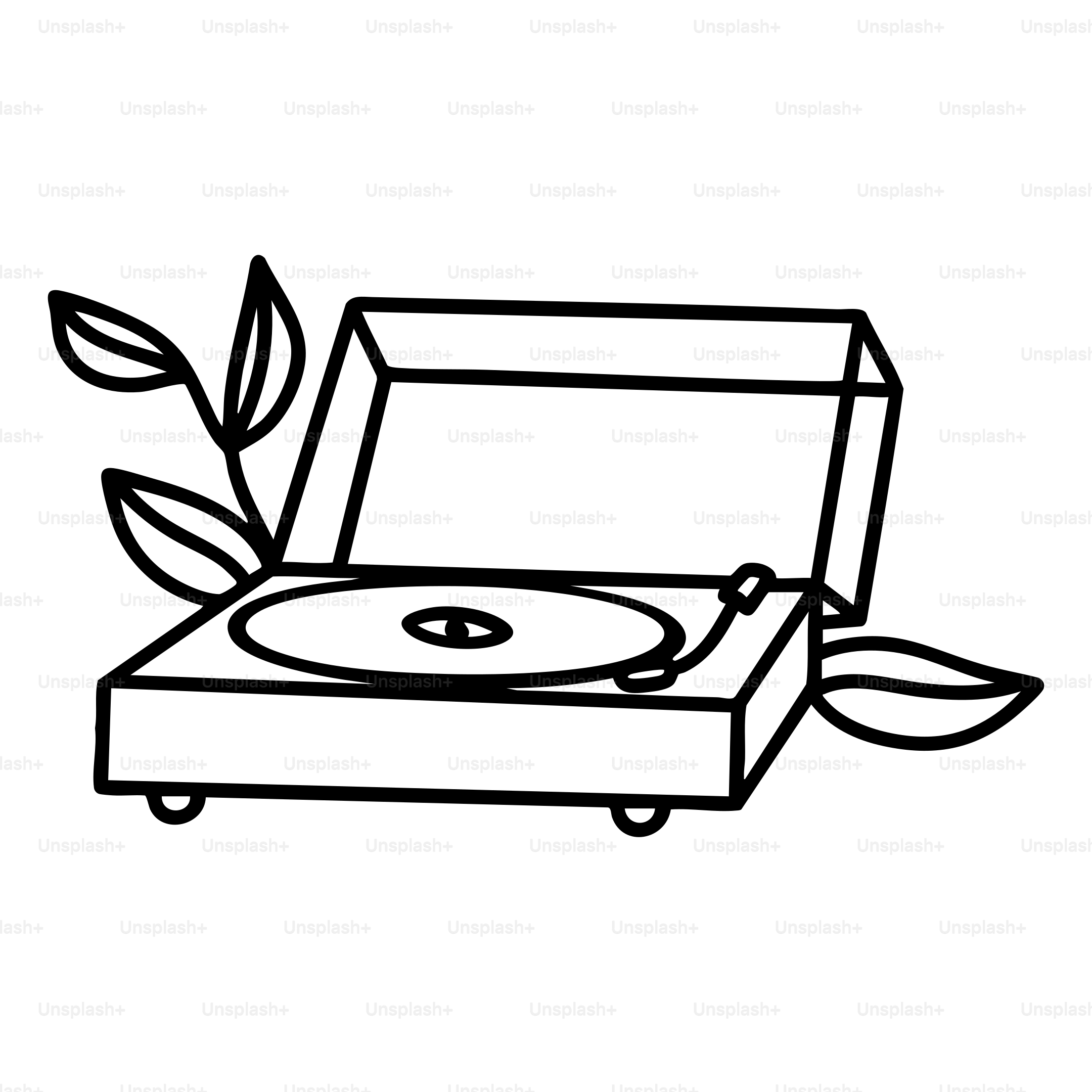 Vektor Gambar sederhana awan dan dua burung. – Gambar Ilustrasi di Unsplash