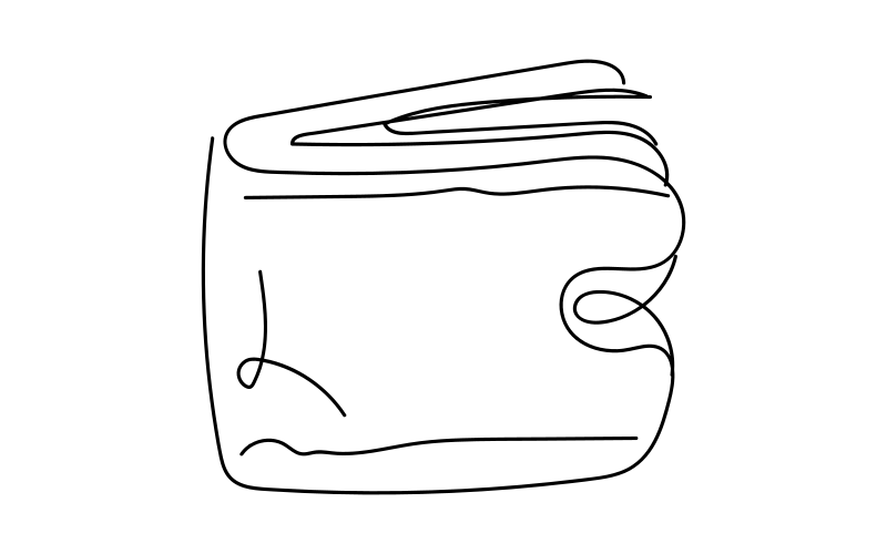 A simple line drawing of a wallet vector – Business Image on Unsplash