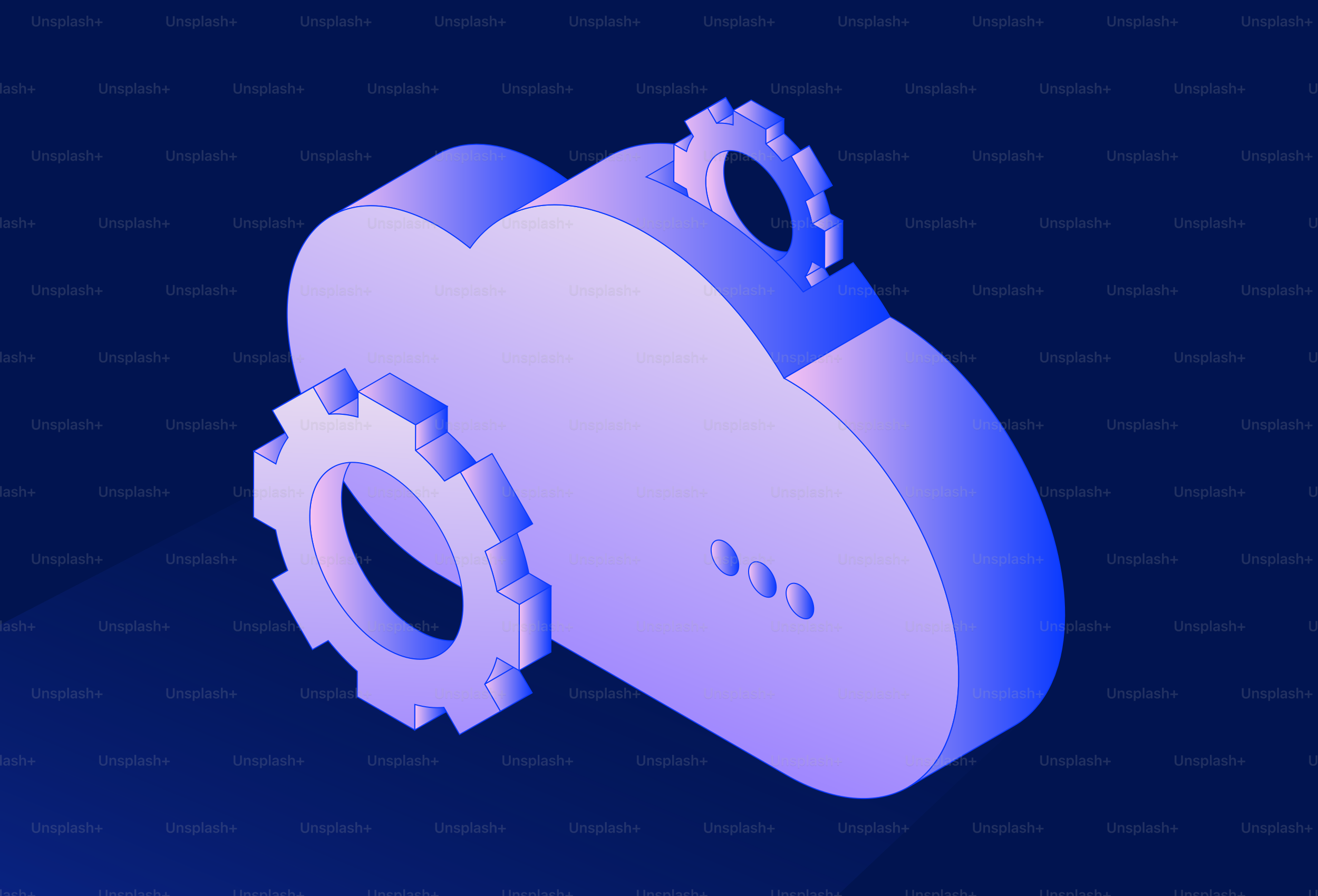 Abstract server rack with glowing blue and purple lights. vector ...