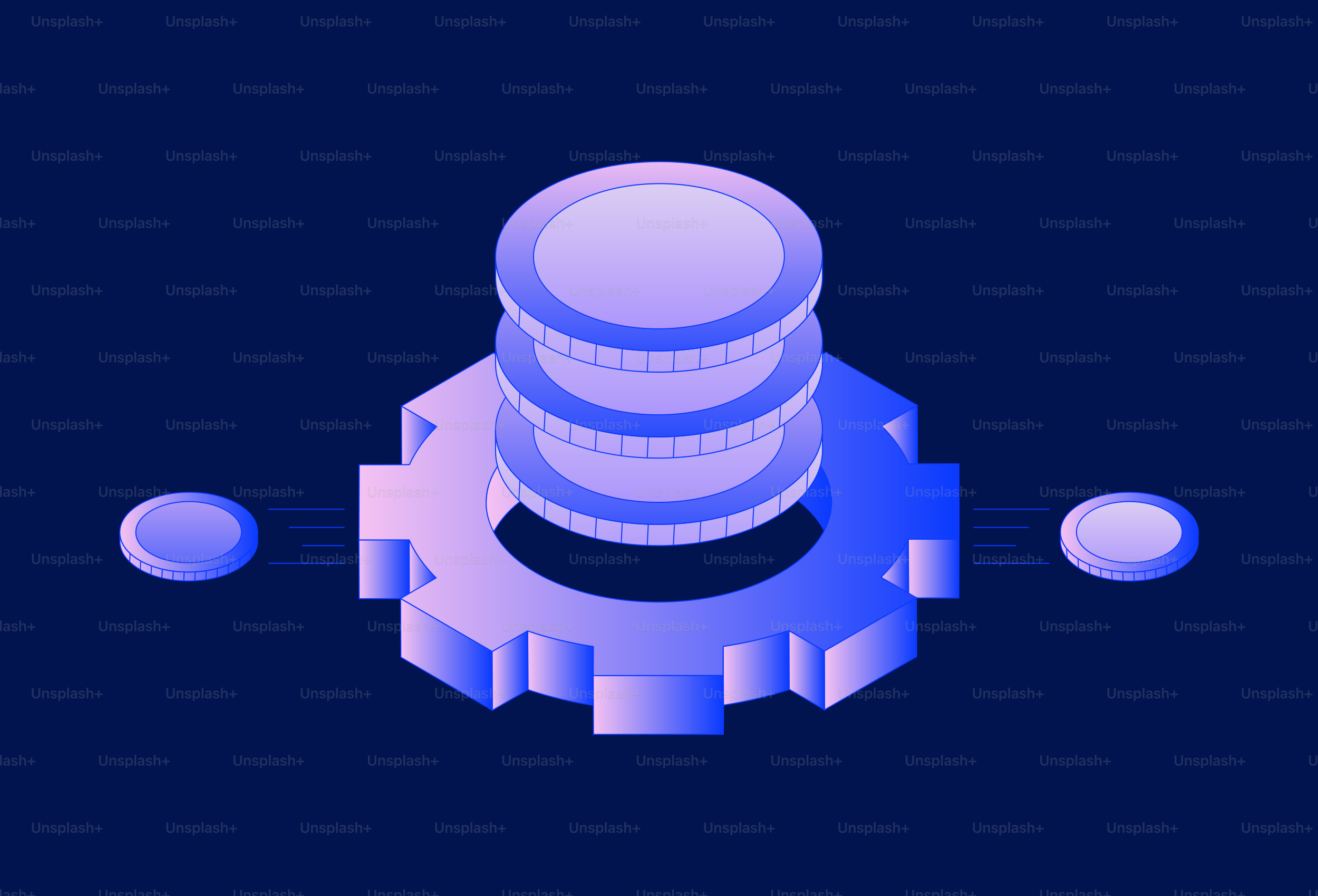 Abstract server rack with glowing blue and purple lights. vector ...