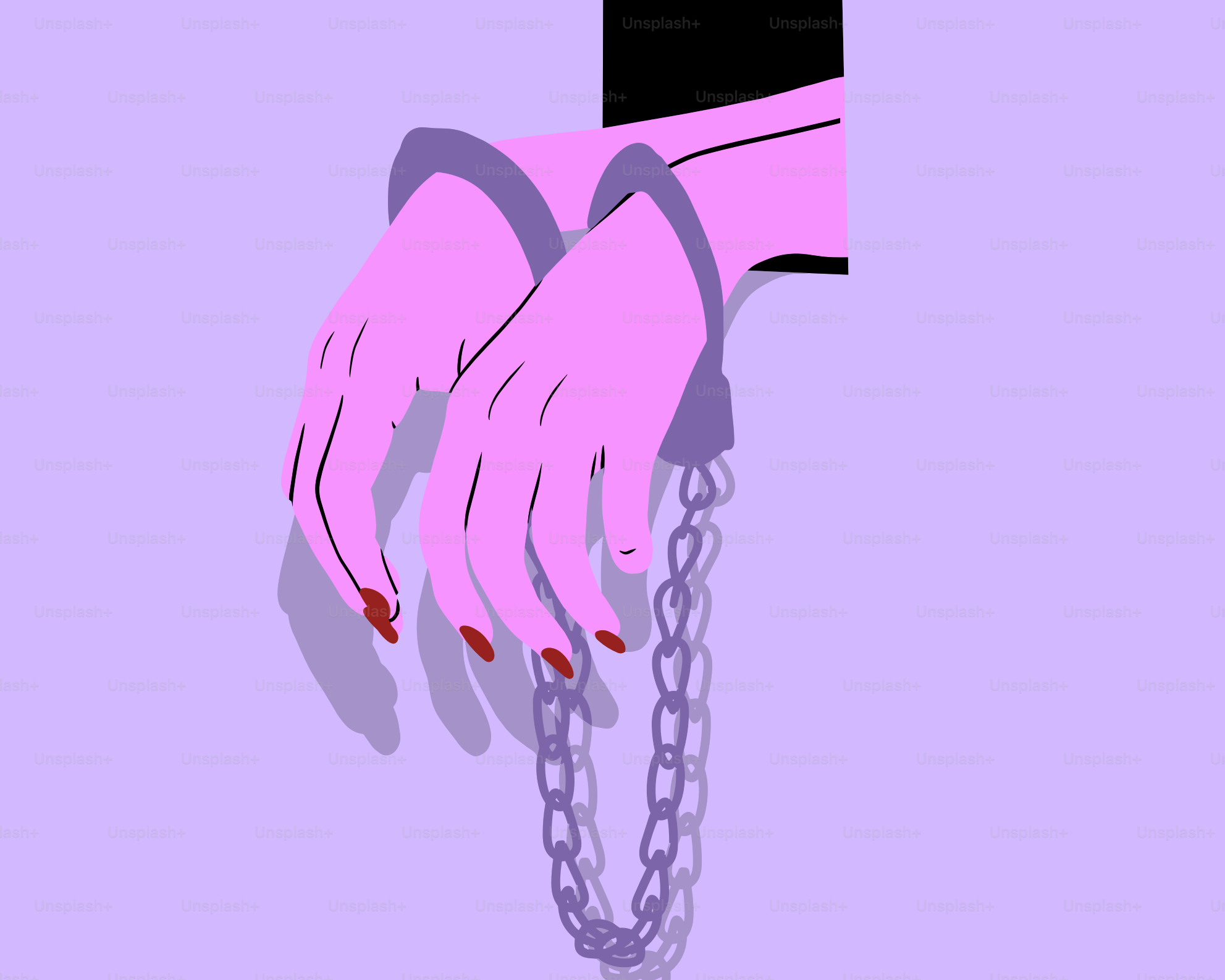 Woman's hands holding a gun with blood. vector – Illustration Image on ...