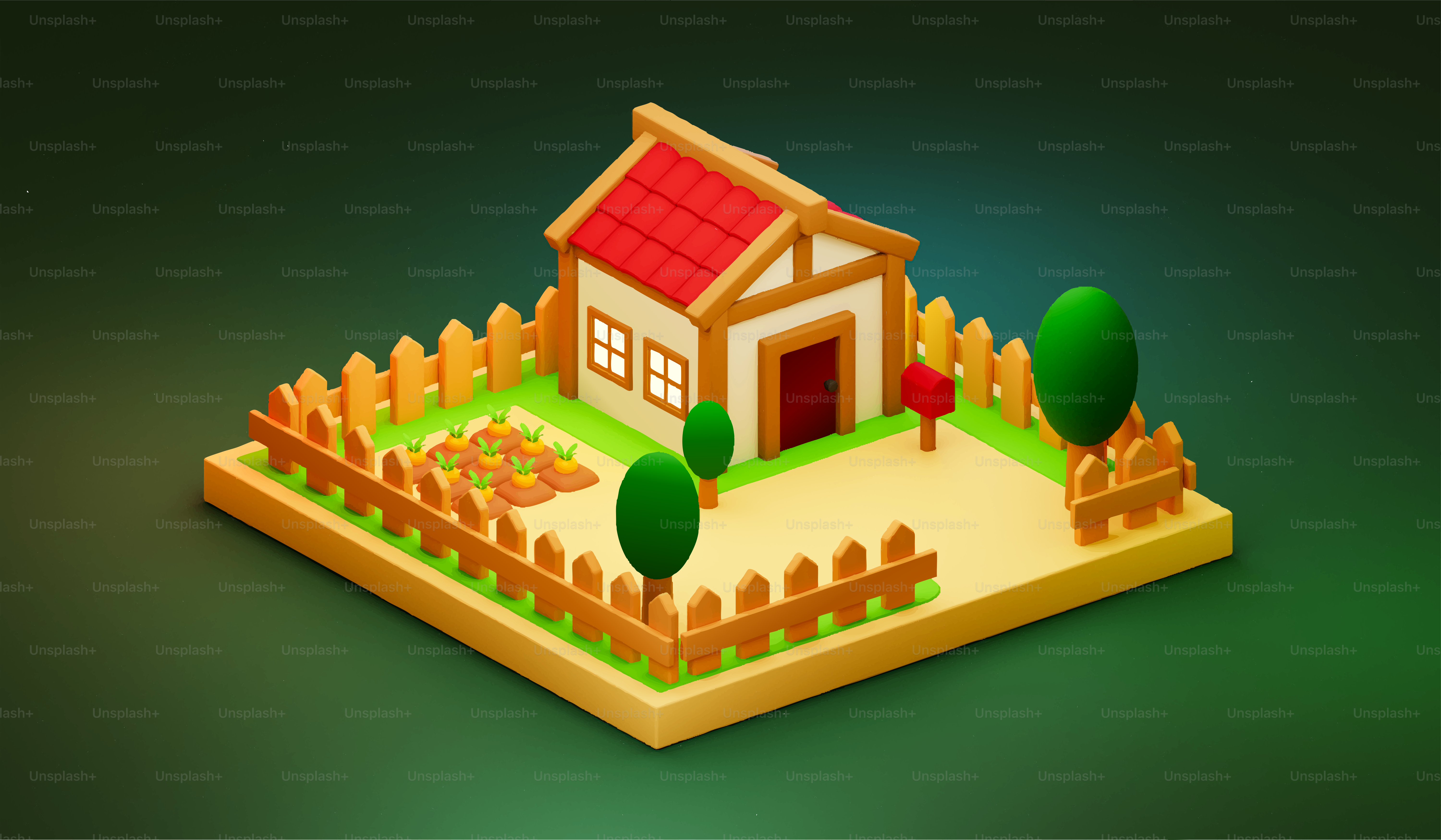 Vektor Bangunan gurun bergaya dengan tenda dan tangga. – Gambar Seni di ...