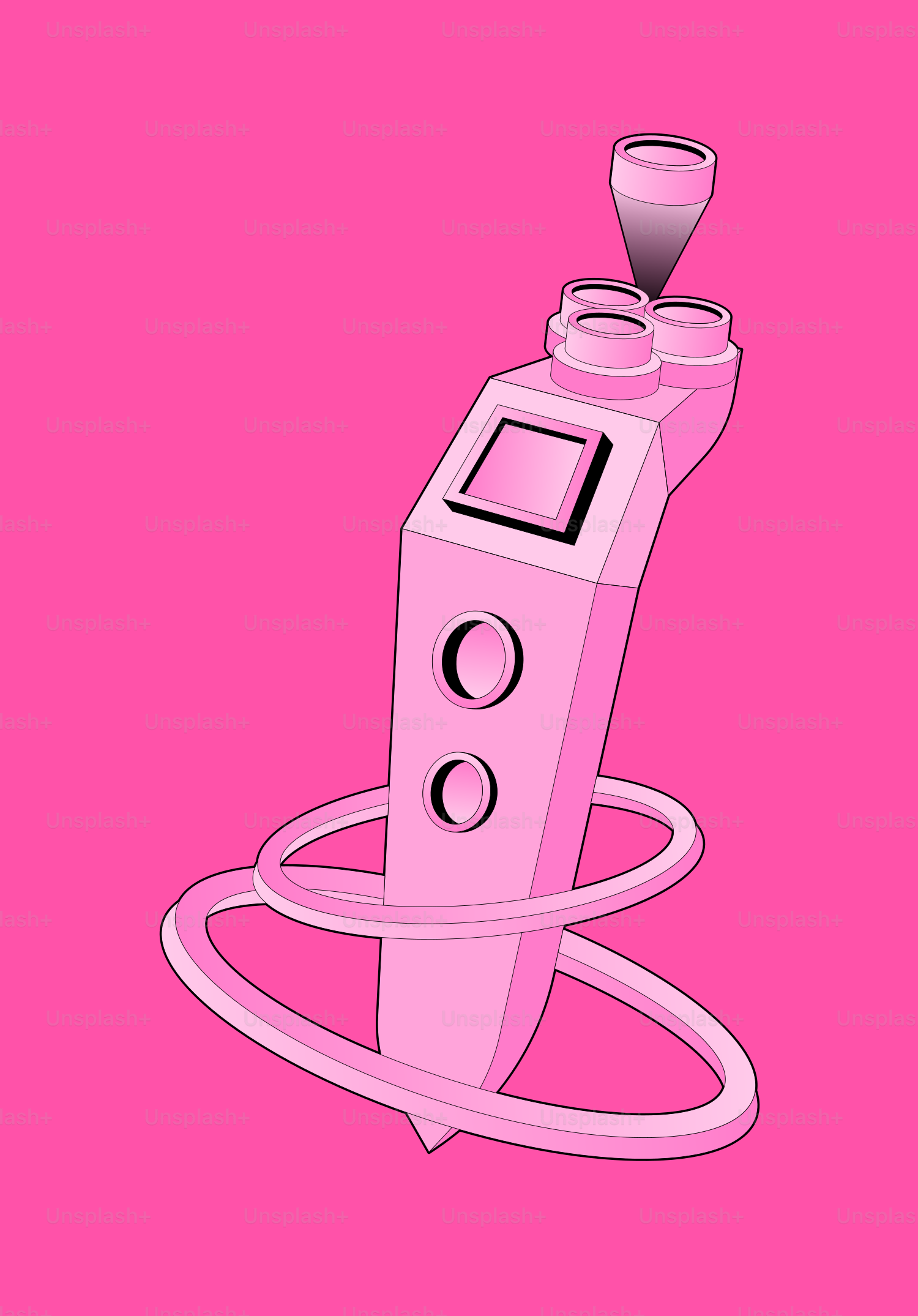 Stylized usb drive with purple background vector – Illustration Image ...