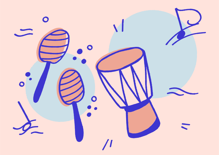 Drums and maracas with musical notes vector – Music Image on Unsplash