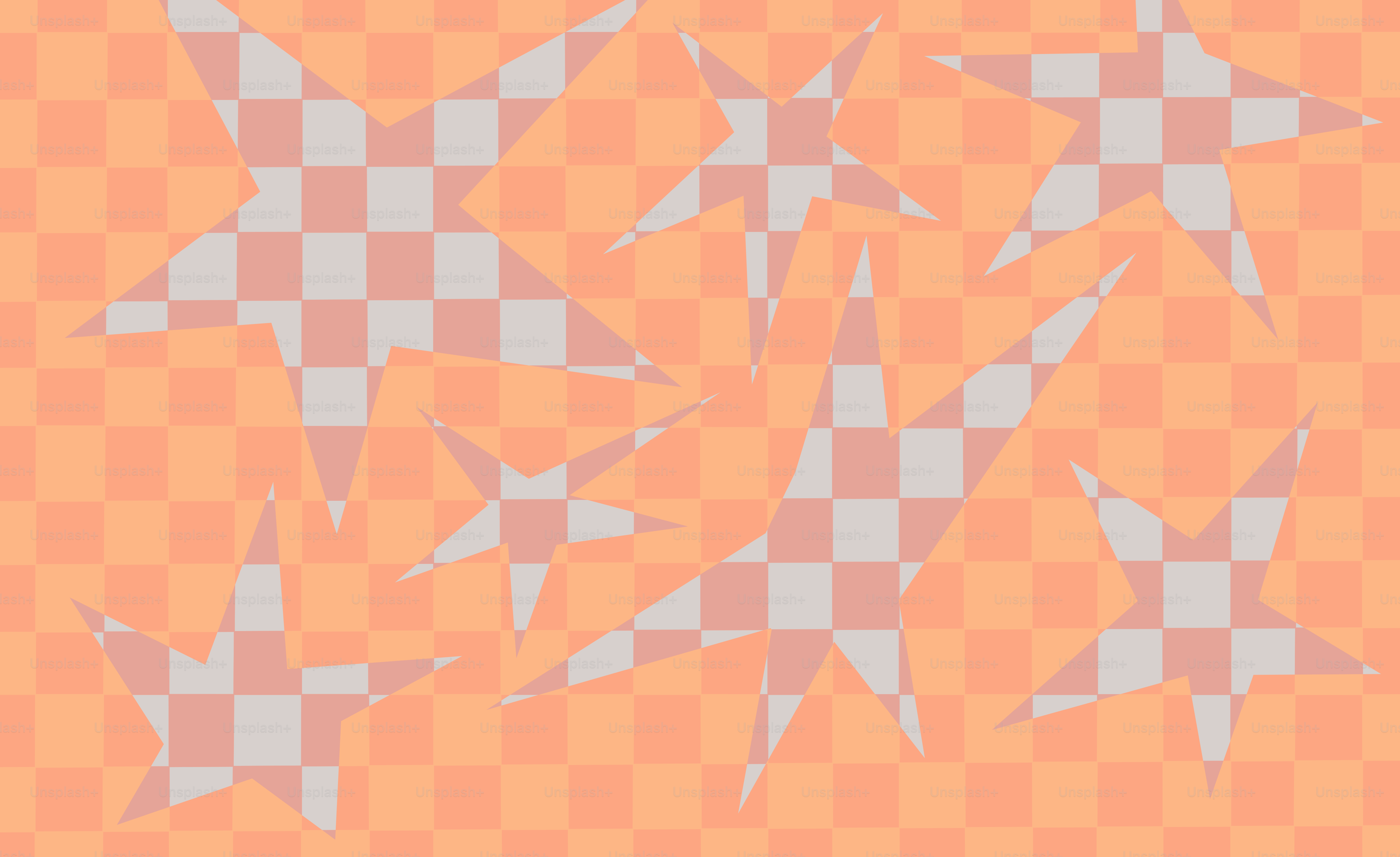 Wavy checkerboard pattern in red and cream vector – Abstract background ...