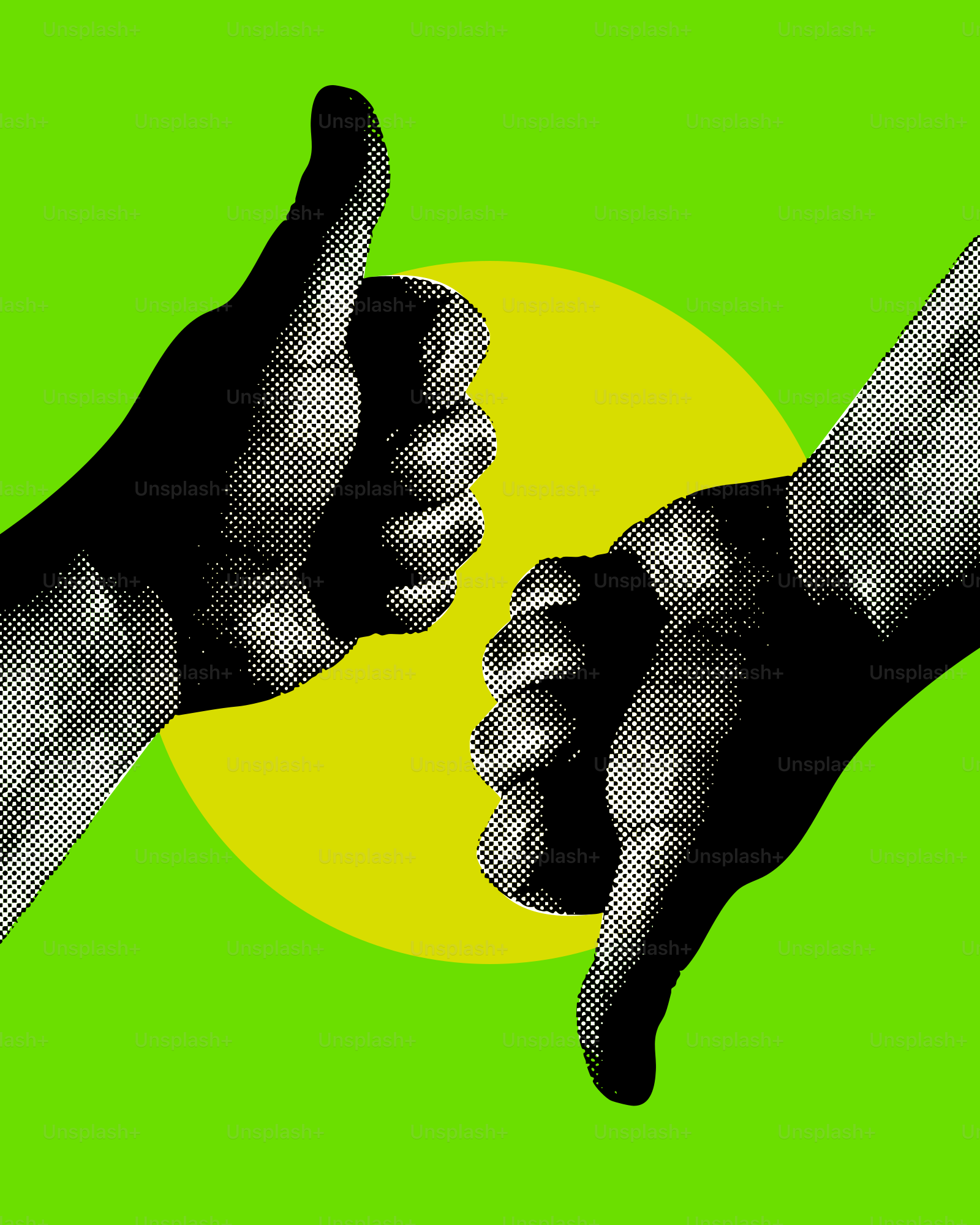 Two hands giving thumbs up and thumbs down vector – Background Image on ...