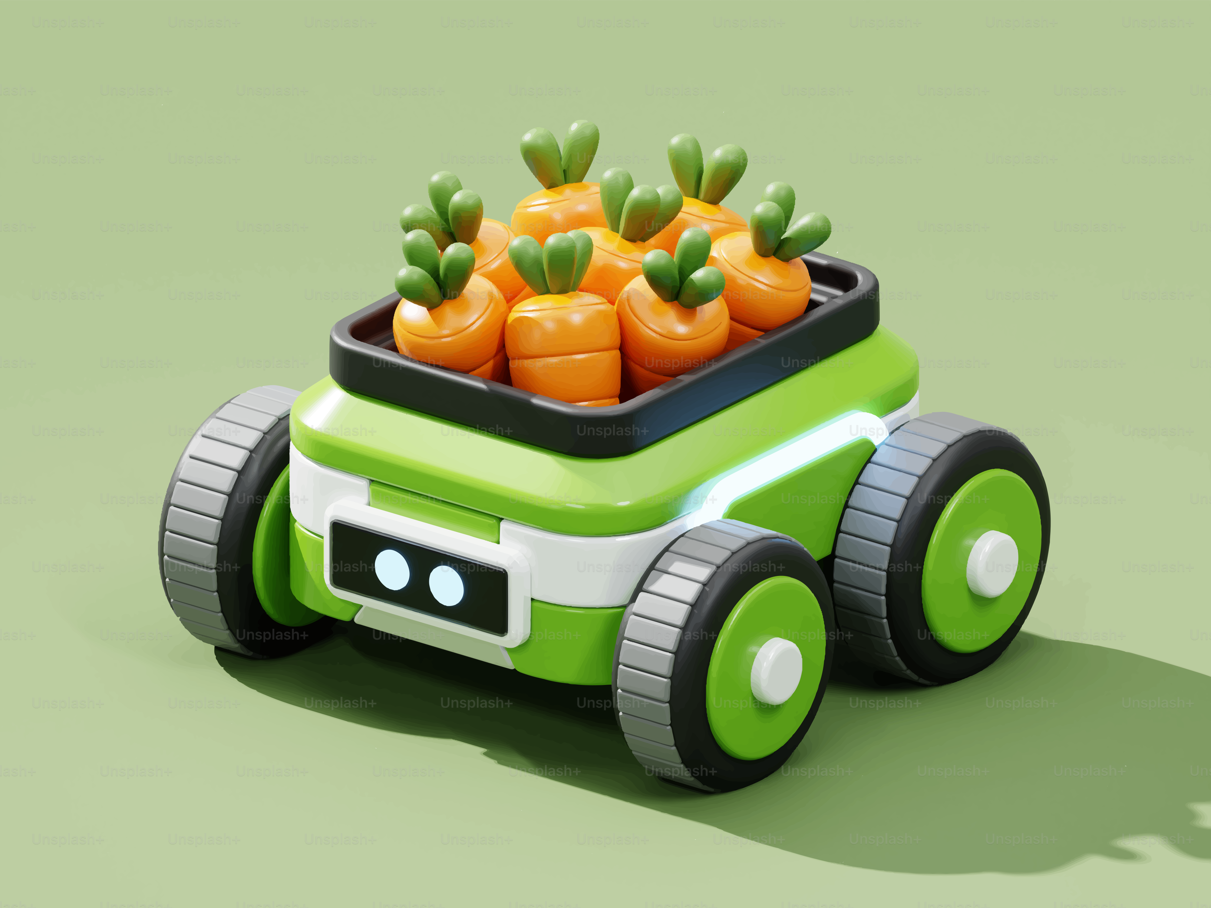 A green robot with a weather display screen. vector – Technology Image ...