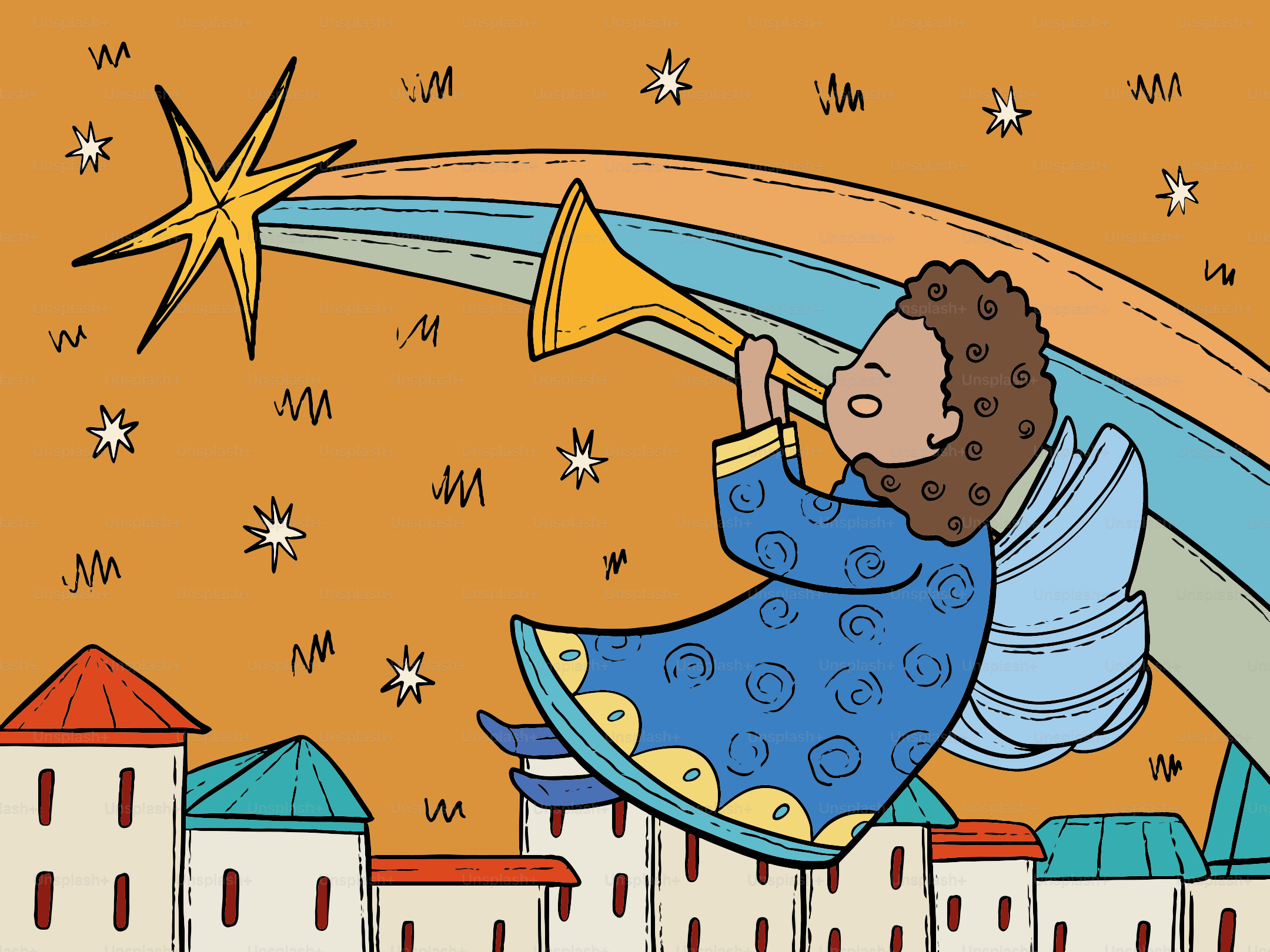 Krippe mit Maria, Josef und dem Jesuskind. Vektor – Bild zum Thema ...