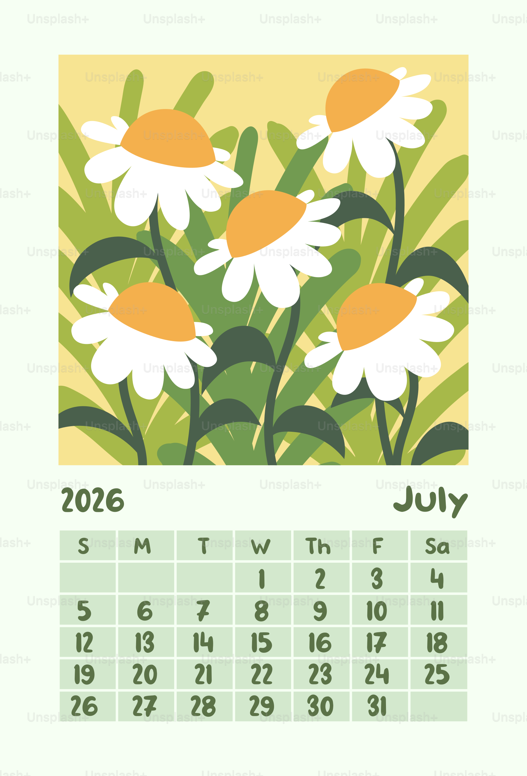 Vektor Lebah kartun di atas bunga dengan kalender februari 2026 ...