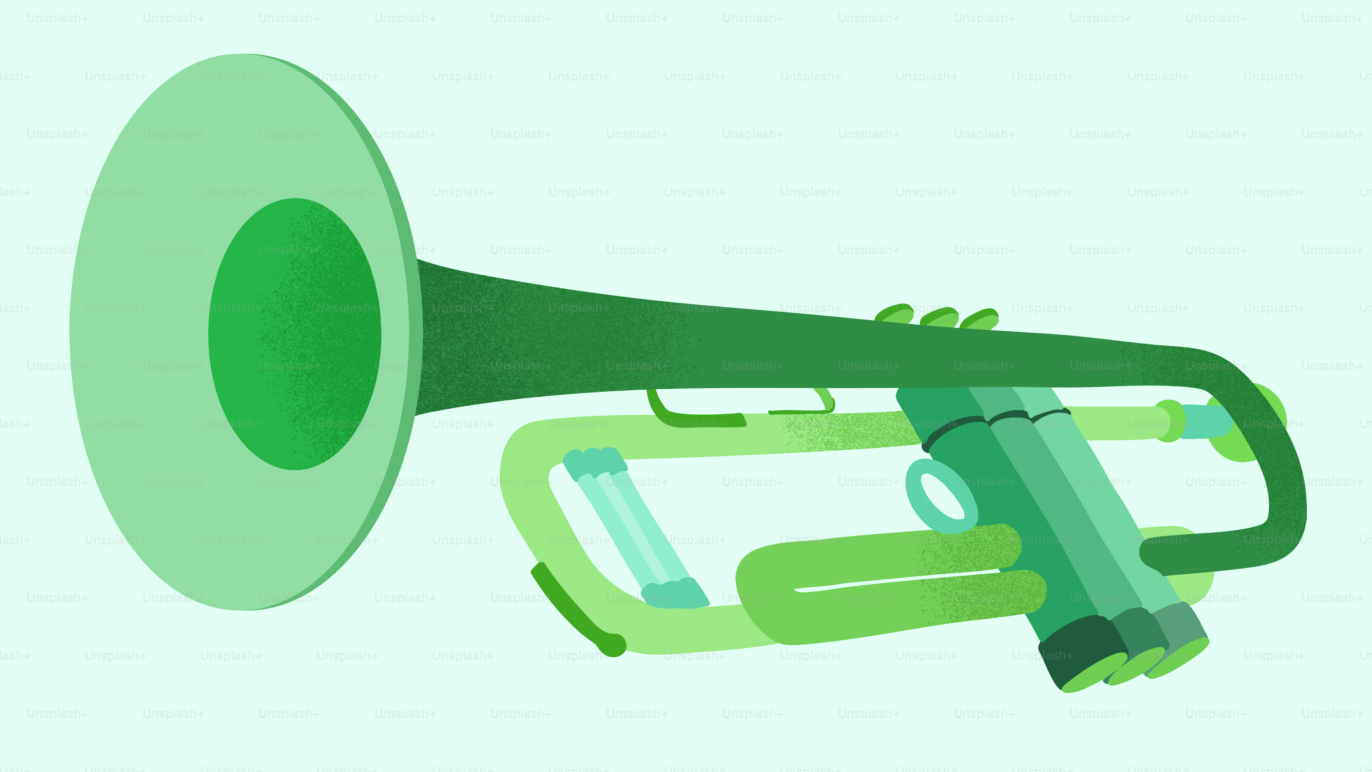 Vektor Gitar listrik biru dengan aksen oranye pada latar belakang ...