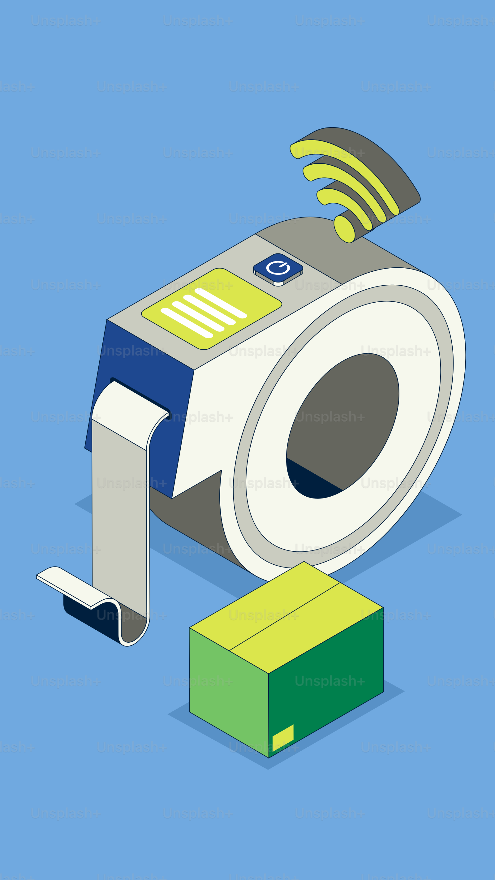 Smart label printer with a small box vector – Technology Image on Unsplash