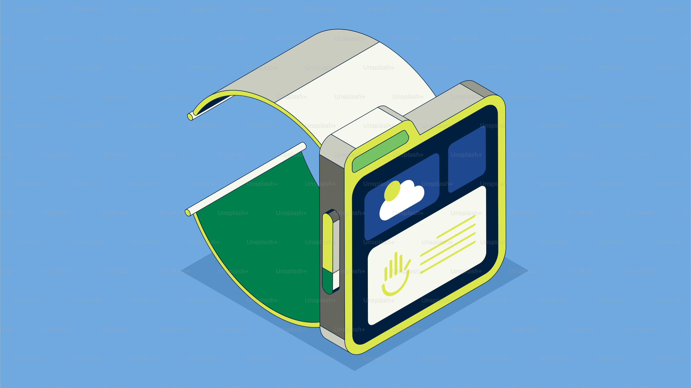 Smart label printer with a small box vector – Technology Image on Unsplash