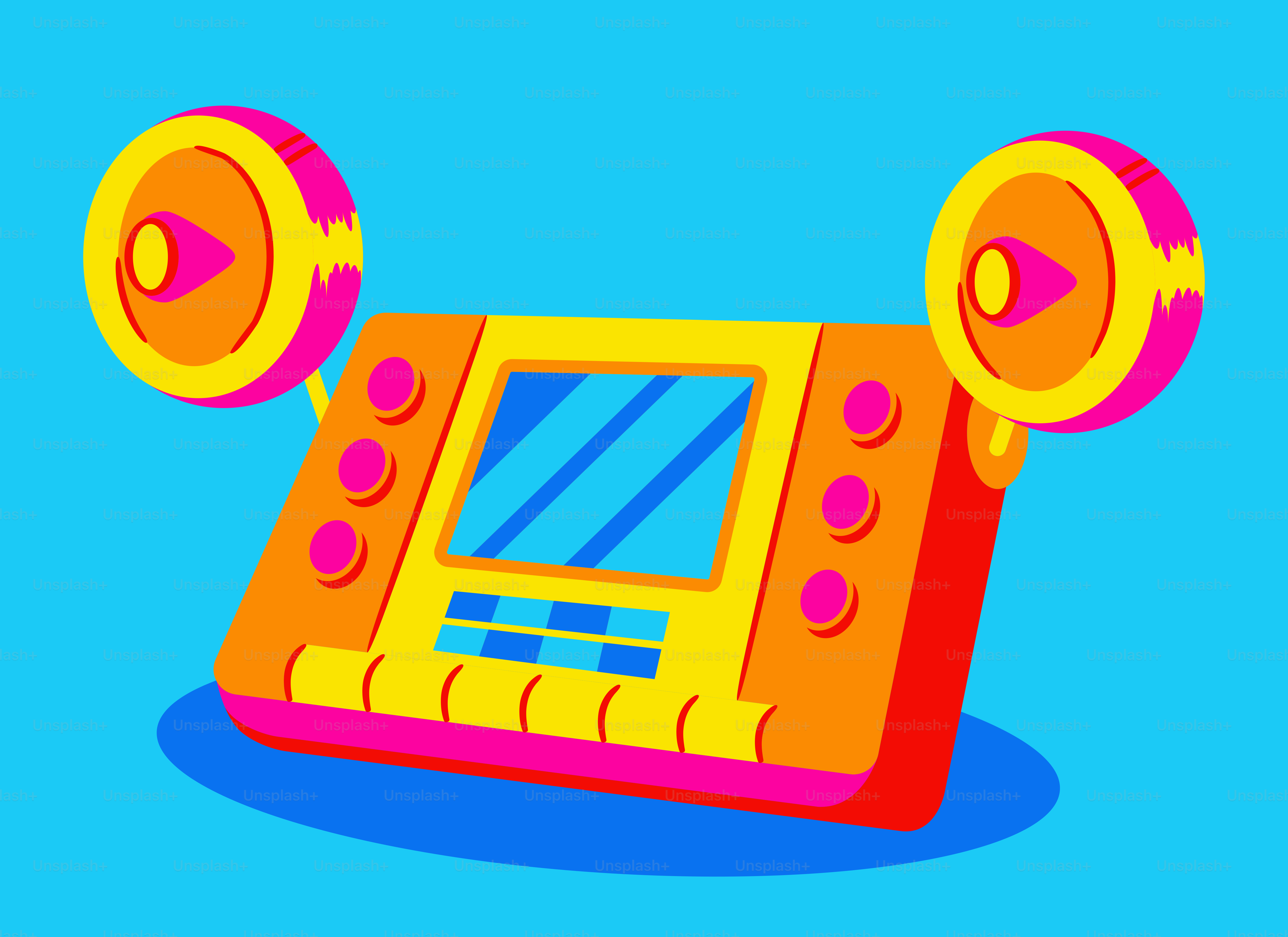 A colorful robot with 'ai' on its chest vector – Wallpaper Image on ...