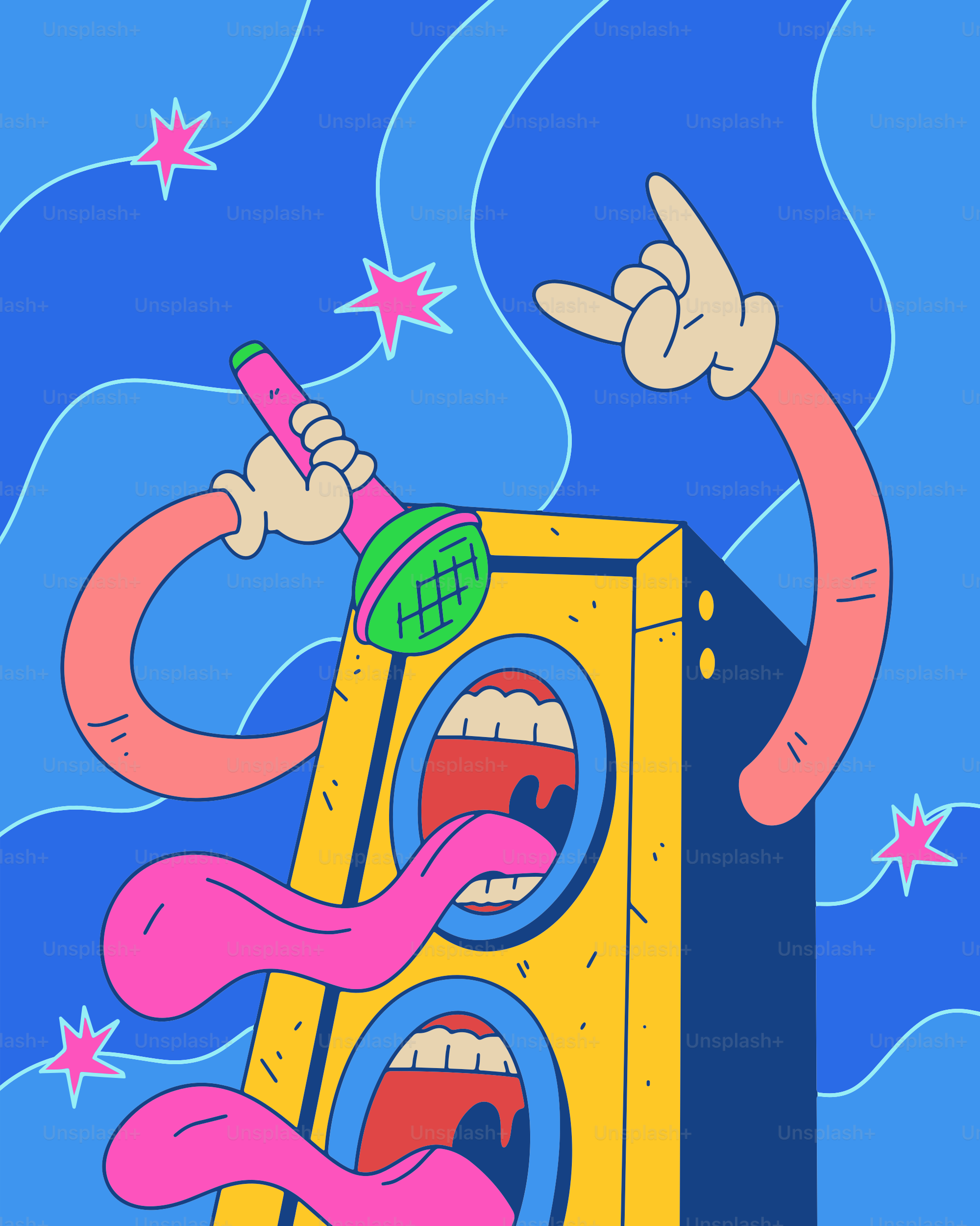 Disco ball with abstract eyes and limbs vector – Music Image on Unsplash