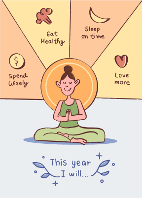 Calendar page for new year's january with goals. vector – Flowers Image ...