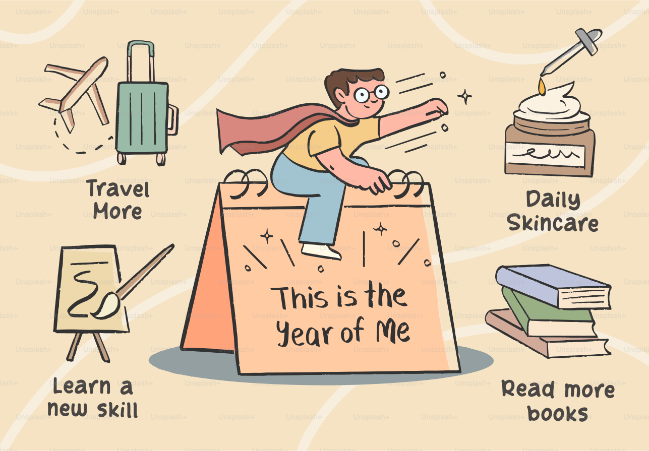 Calendar page for new year's january with goals. vector – Flowers Image ...