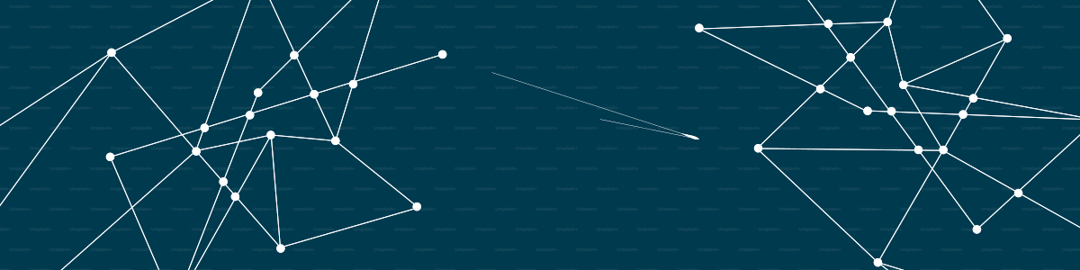 Abstract network of white dots and lines on blue vector – Abstract ...