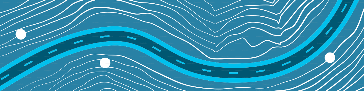 Abstract network of white dots and lines on blue vector – Abstract ...