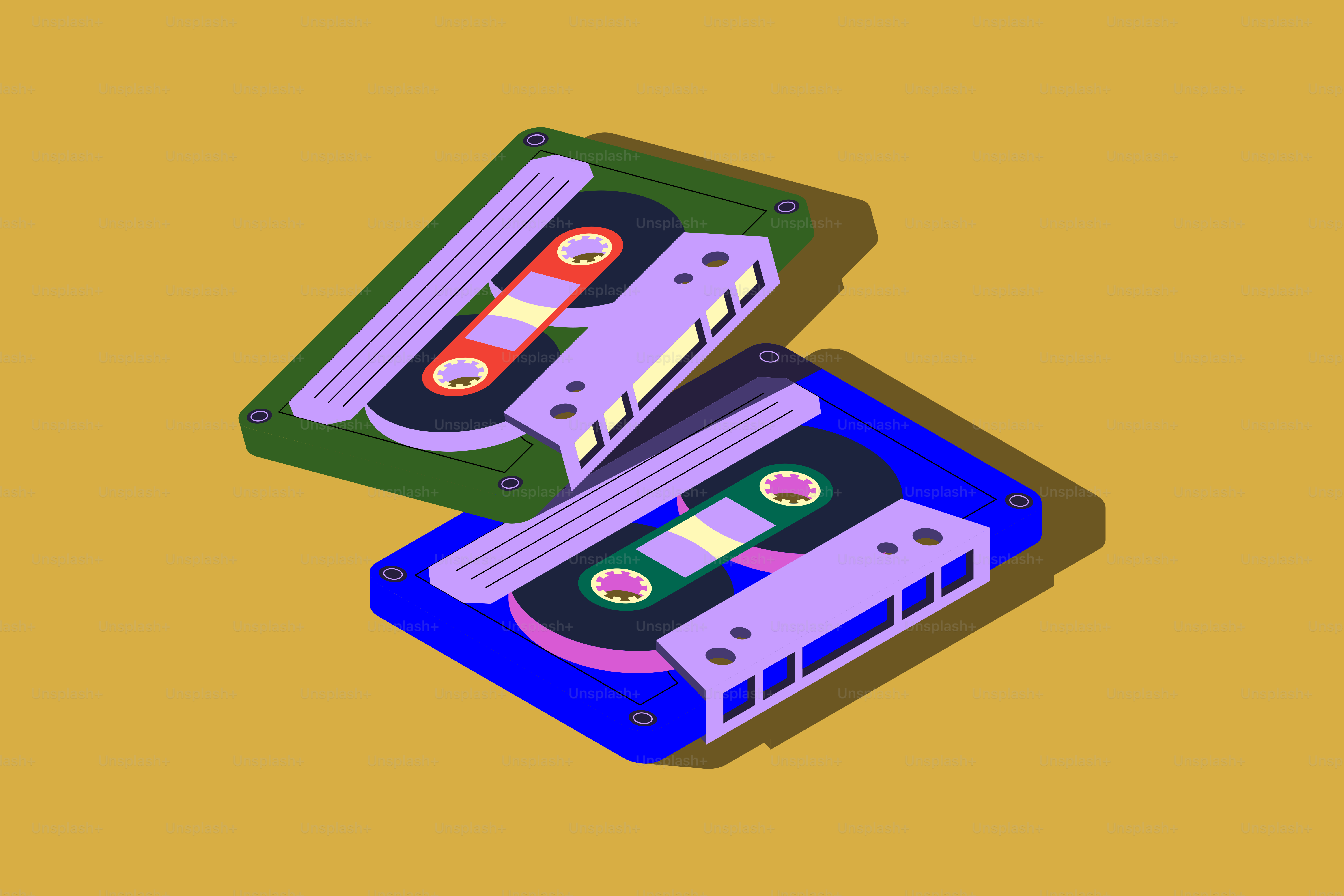 Four colorful floppy disks on a green background vector – Computer ...