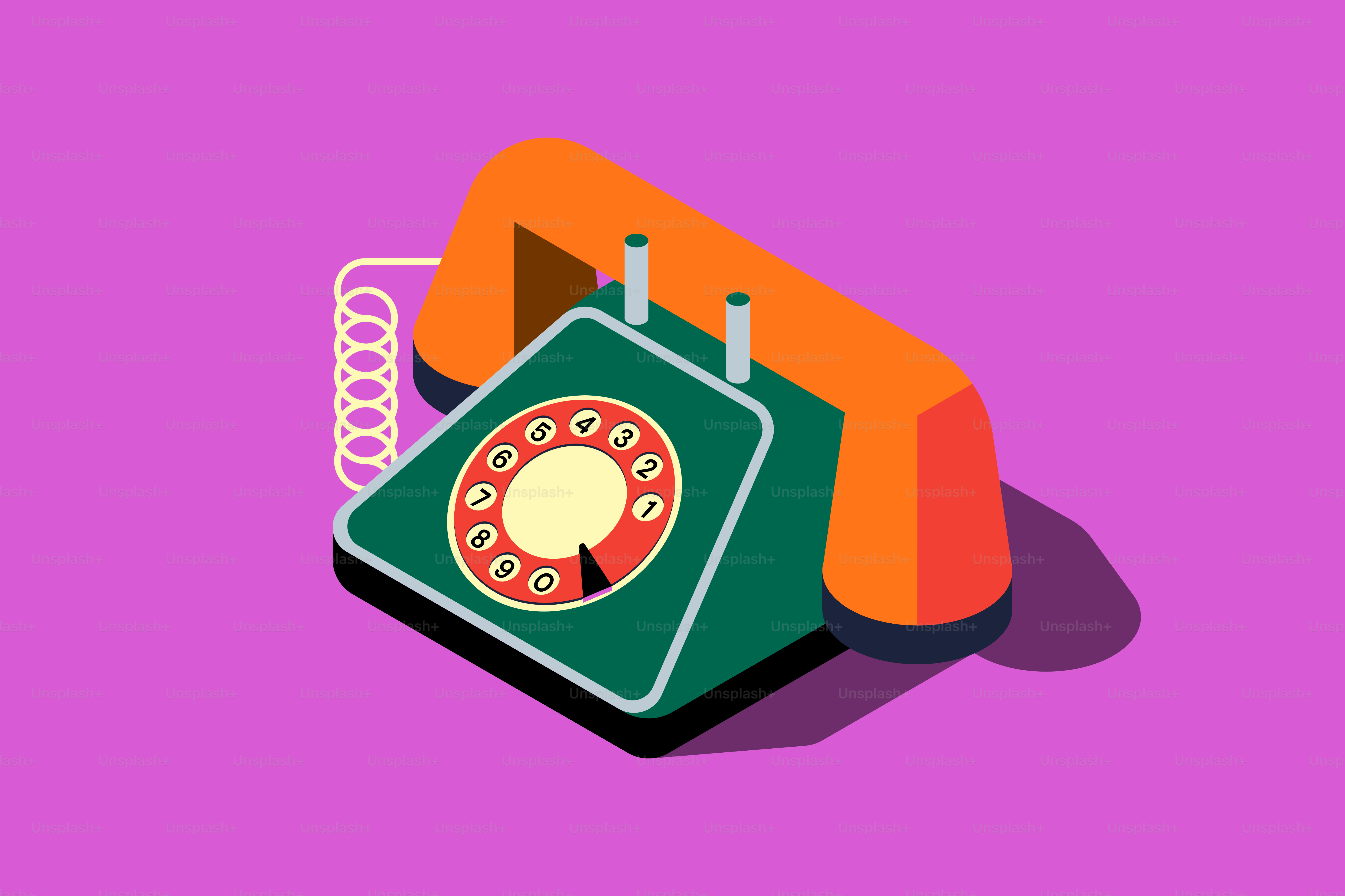 Retro digital calculator watch on purple band vector – Technology Image ...