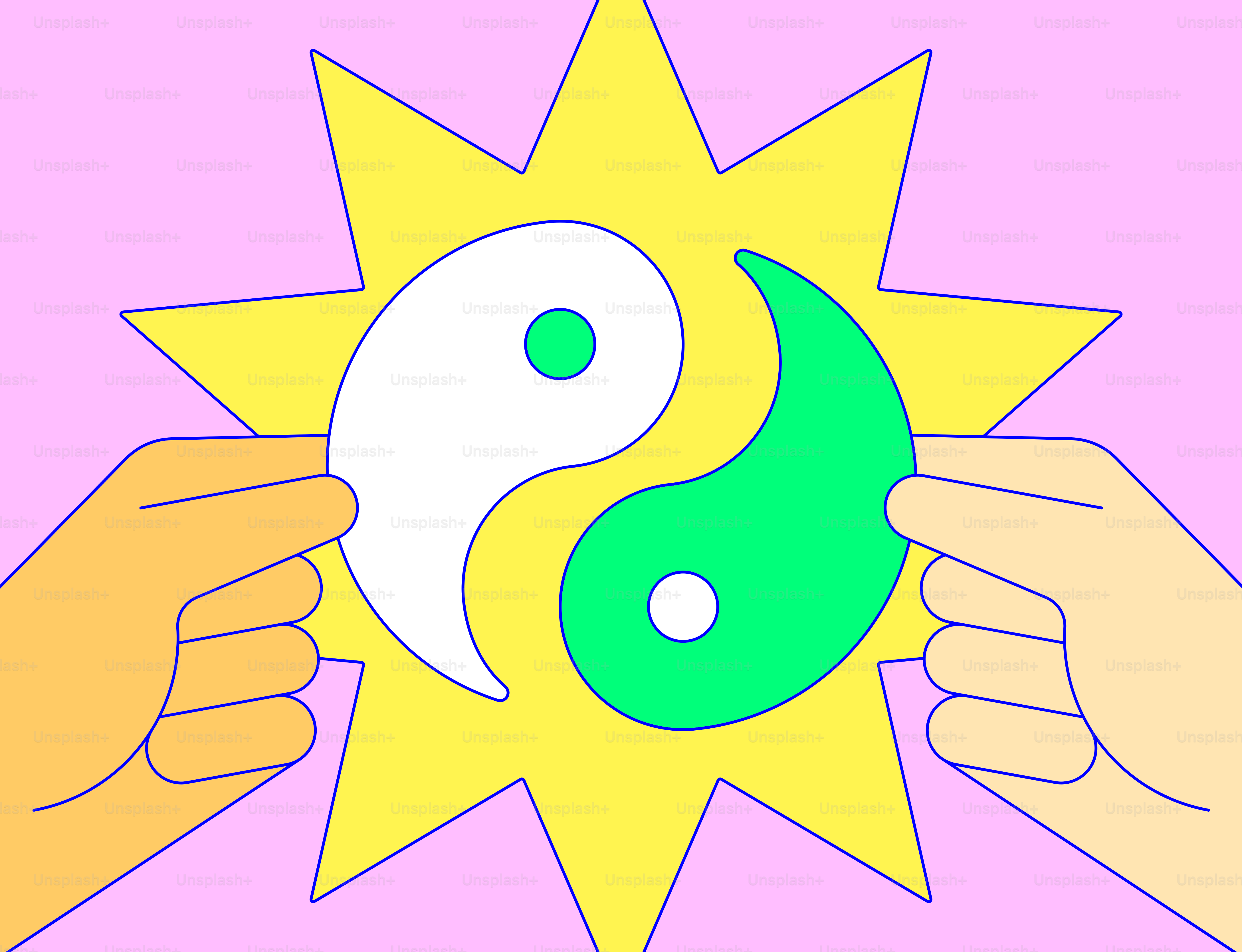 Vektor Tangan memegang simbol yin yang – Gambar Tim di Unsplash