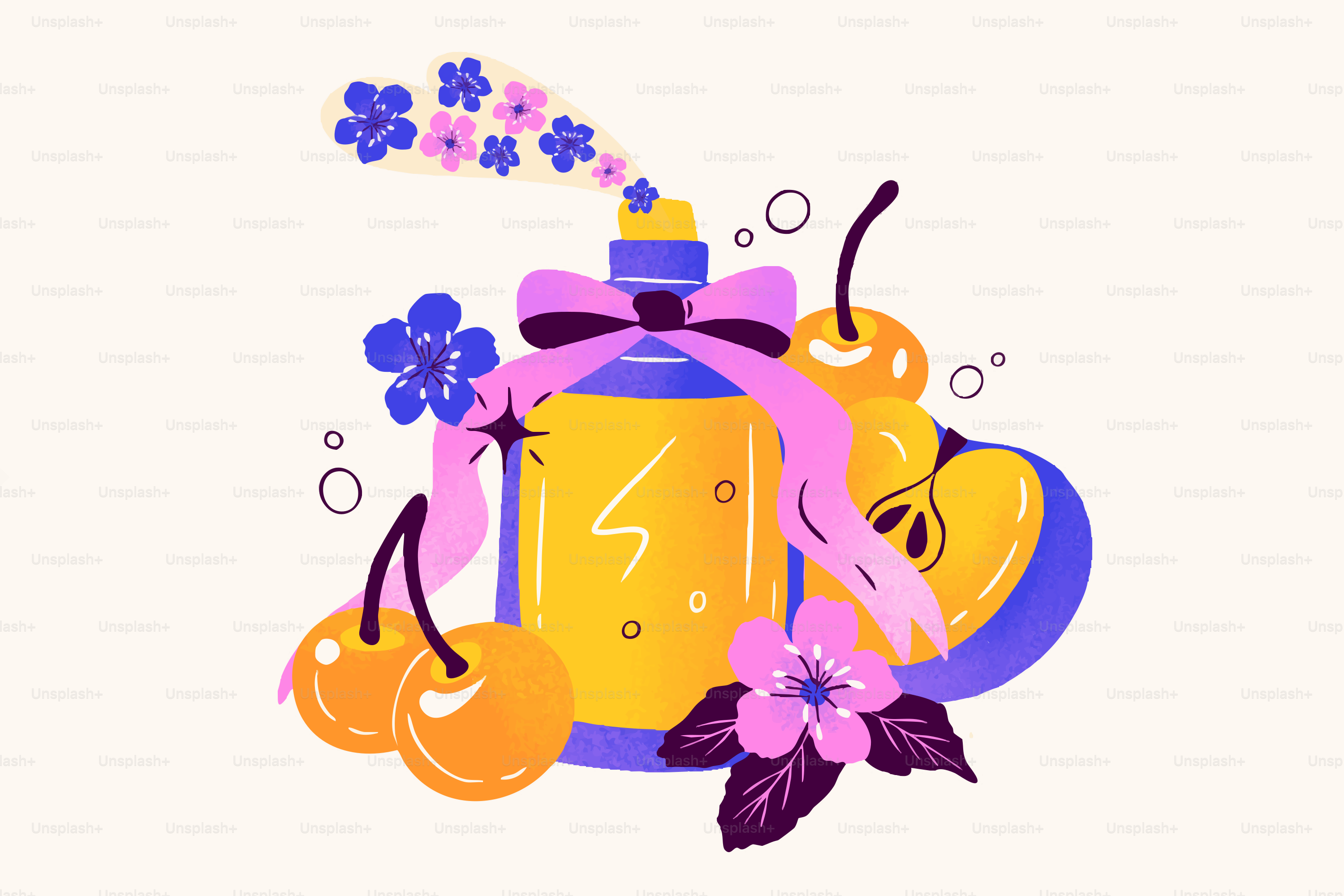 Coleção de frascos de perfume vintage com lâmpadas de spray vetor ...