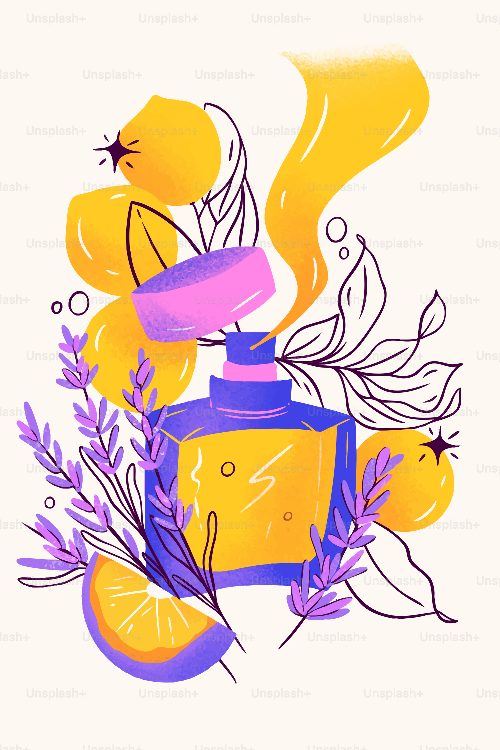 Coleção de frascos de perfume vintage com lâmpadas de spray vetor ...