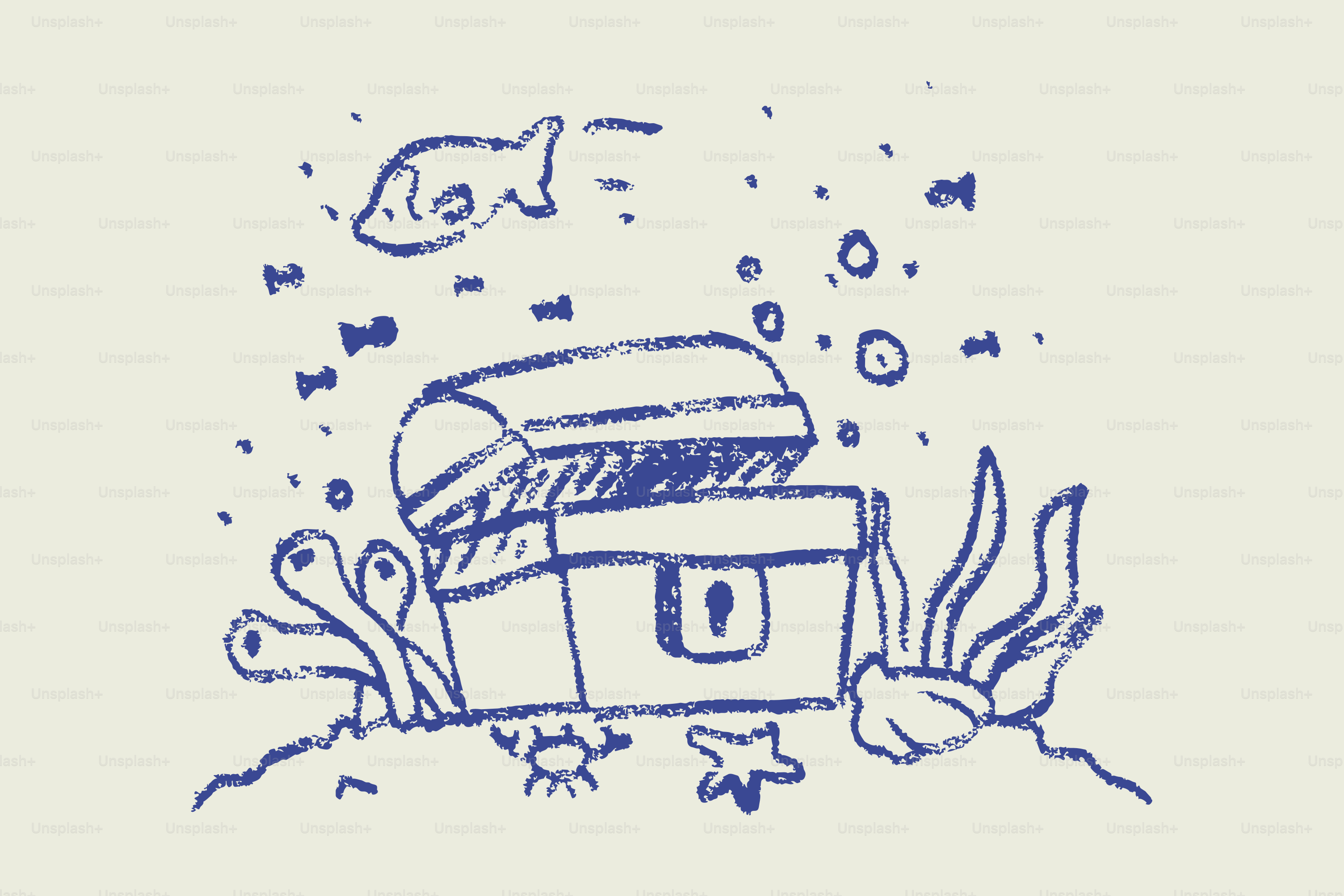 Vektor Sketsa kuda yang digambar dengan tangan berlari dengan pelana ...