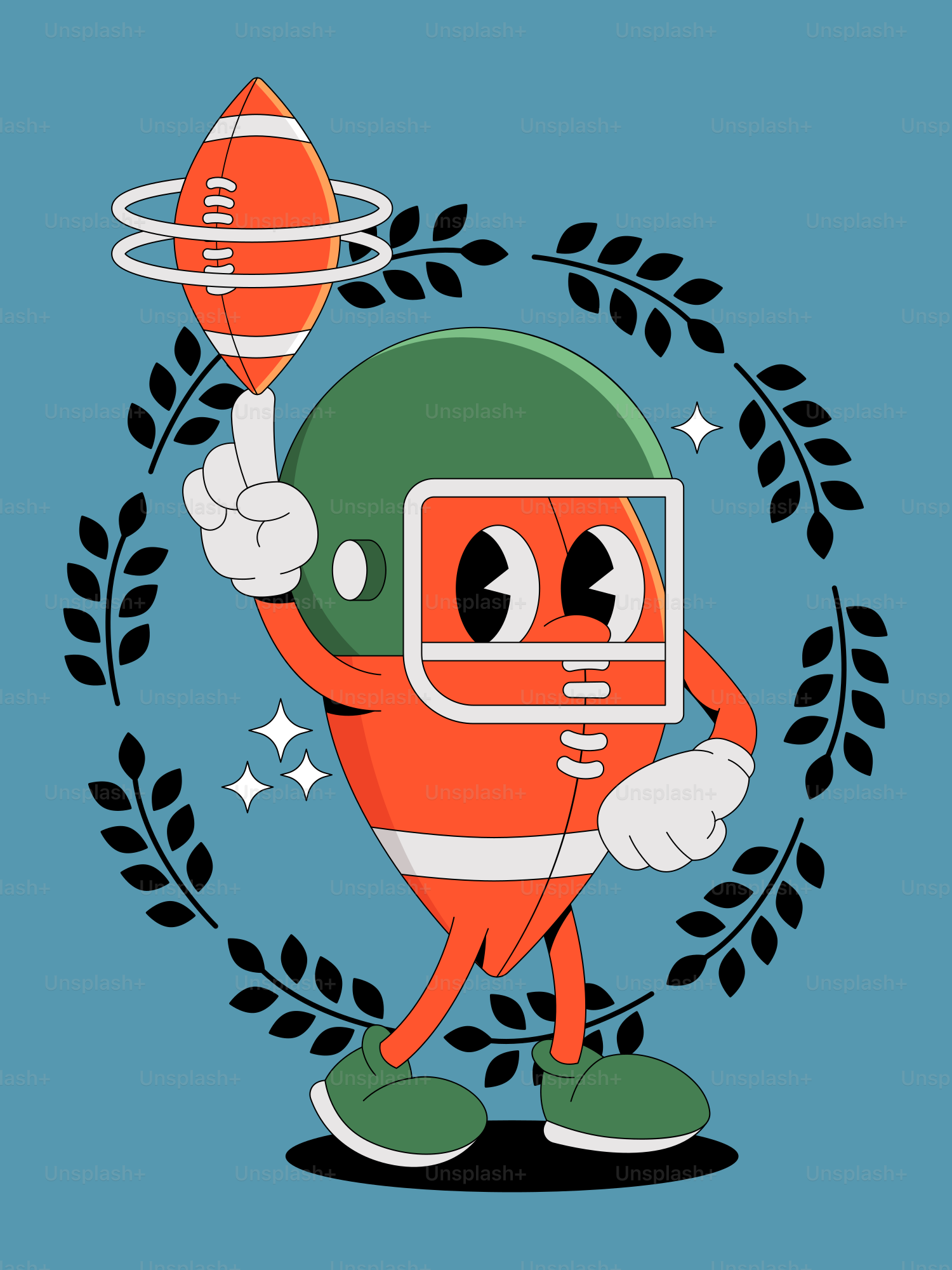 American football game with helmets and scoreboard vector – Football ...