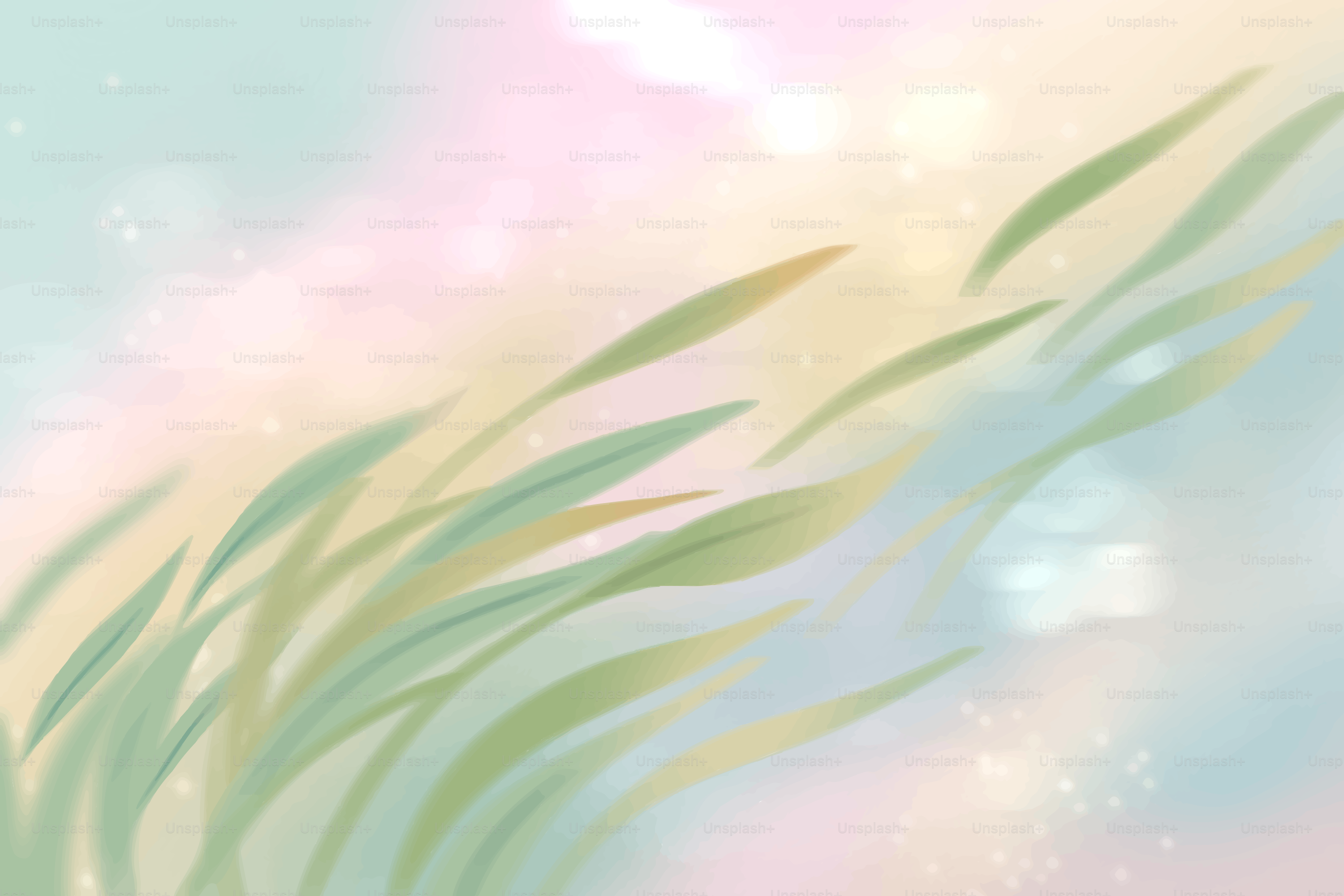 Soft pastel background with blades of grass vector – Spring Image on ...