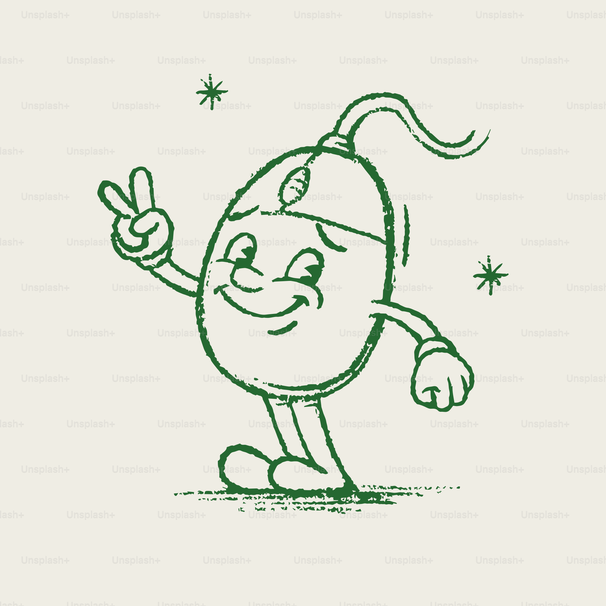 Cartoon computer mouse giving a peace sign. vector – Art Image on Unsplash