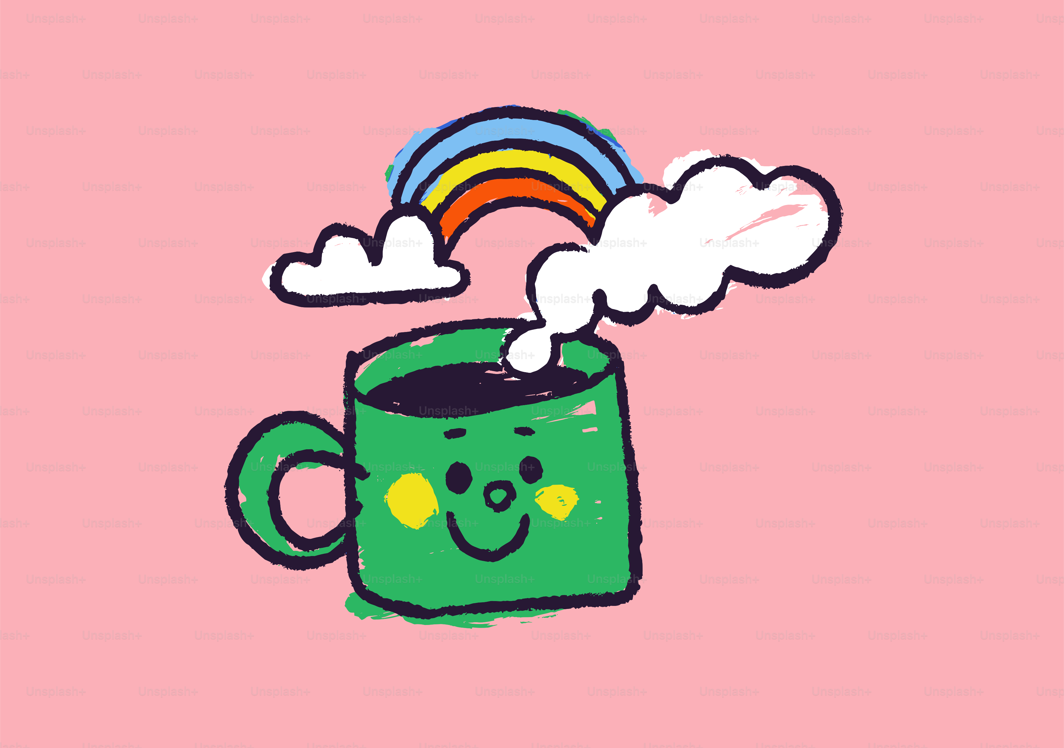 Vektor Bintang yang tersenyum dan roket di langit malam – Gambar ...