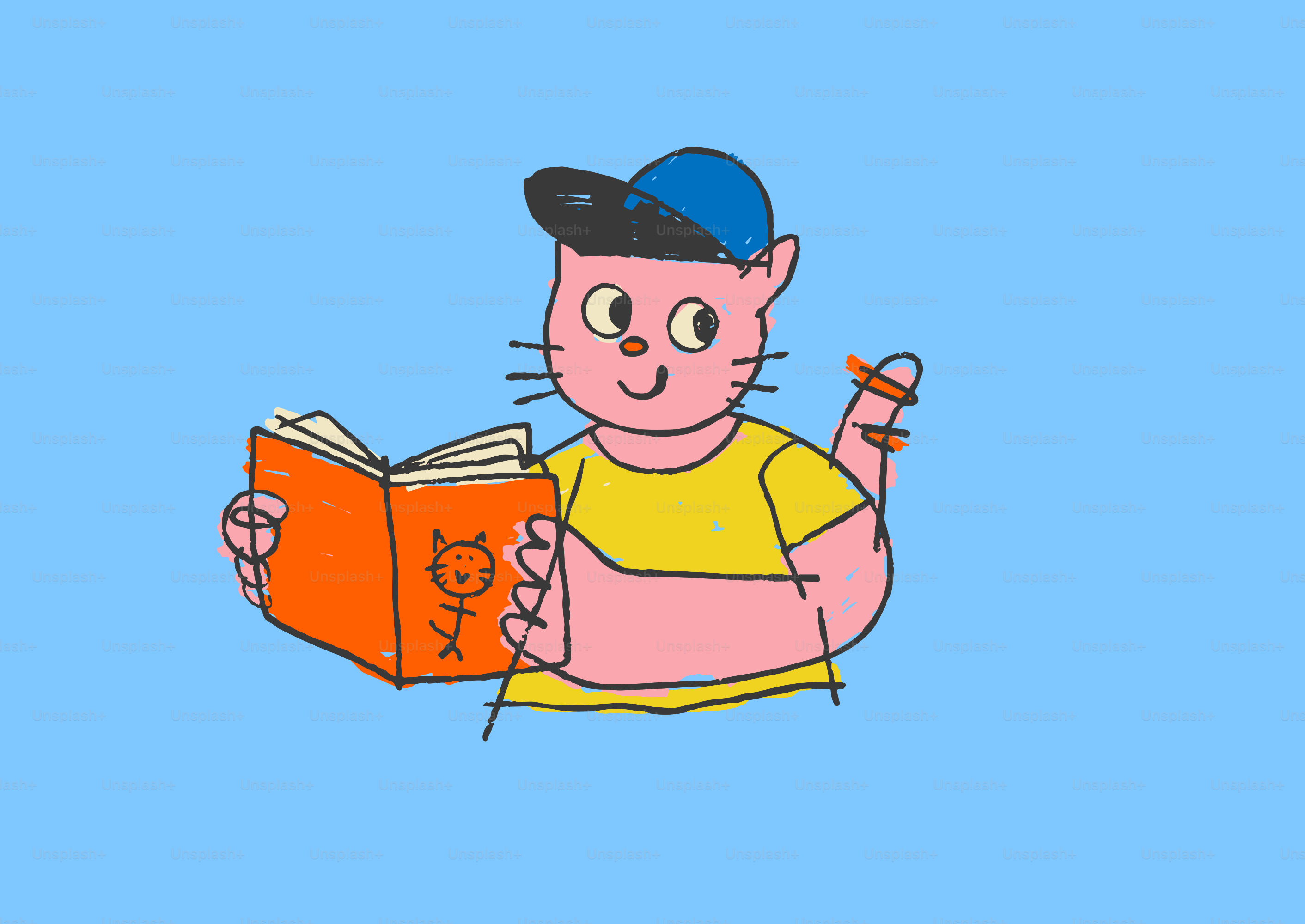 Vektor Bintang yang tersenyum dan roket di langit malam – Gambar ...